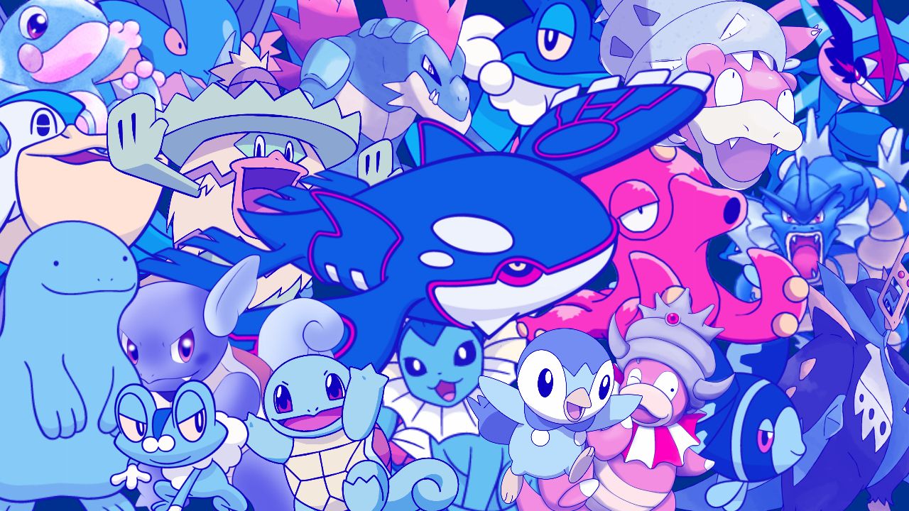 Water Type Pokémon Wallpapers - Top Free Water Type Pokémon Backgrounds ...