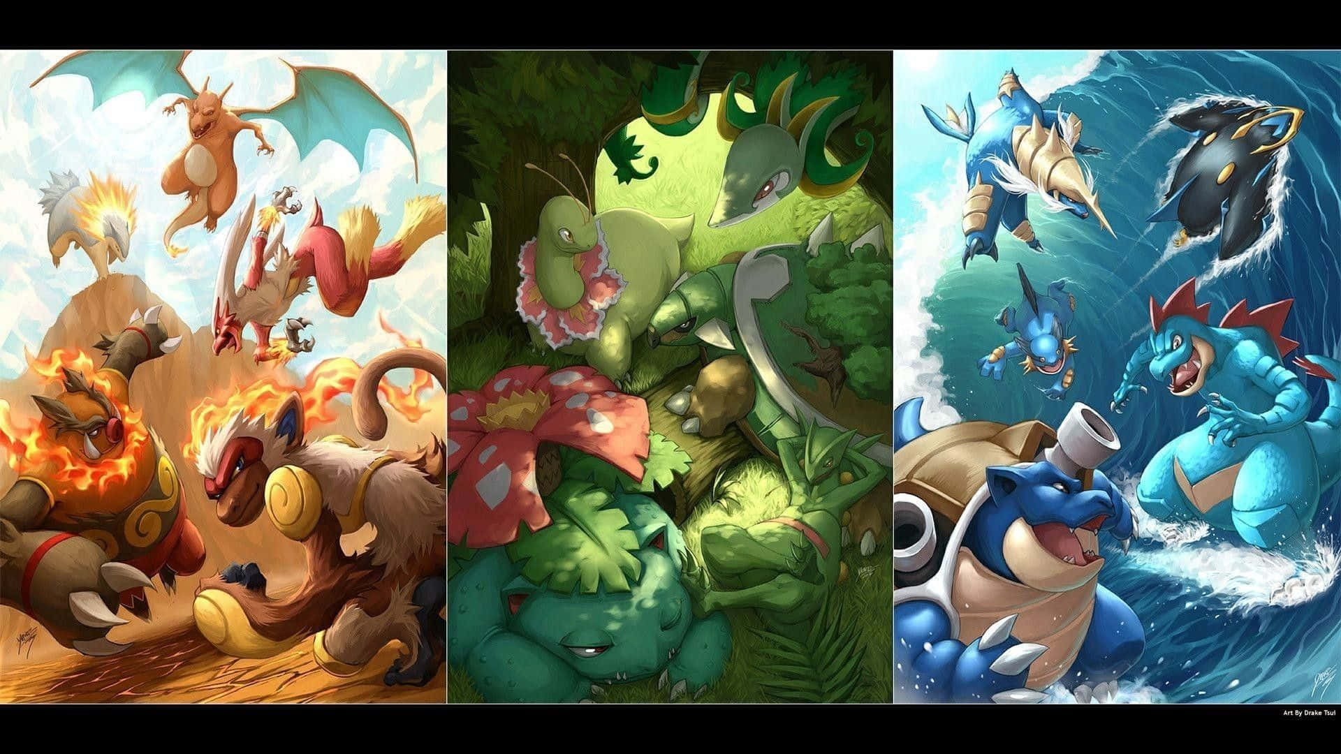 Water Type Pokémon Wallpapers - Top Free Water Type Pokémon Backgrounds ...