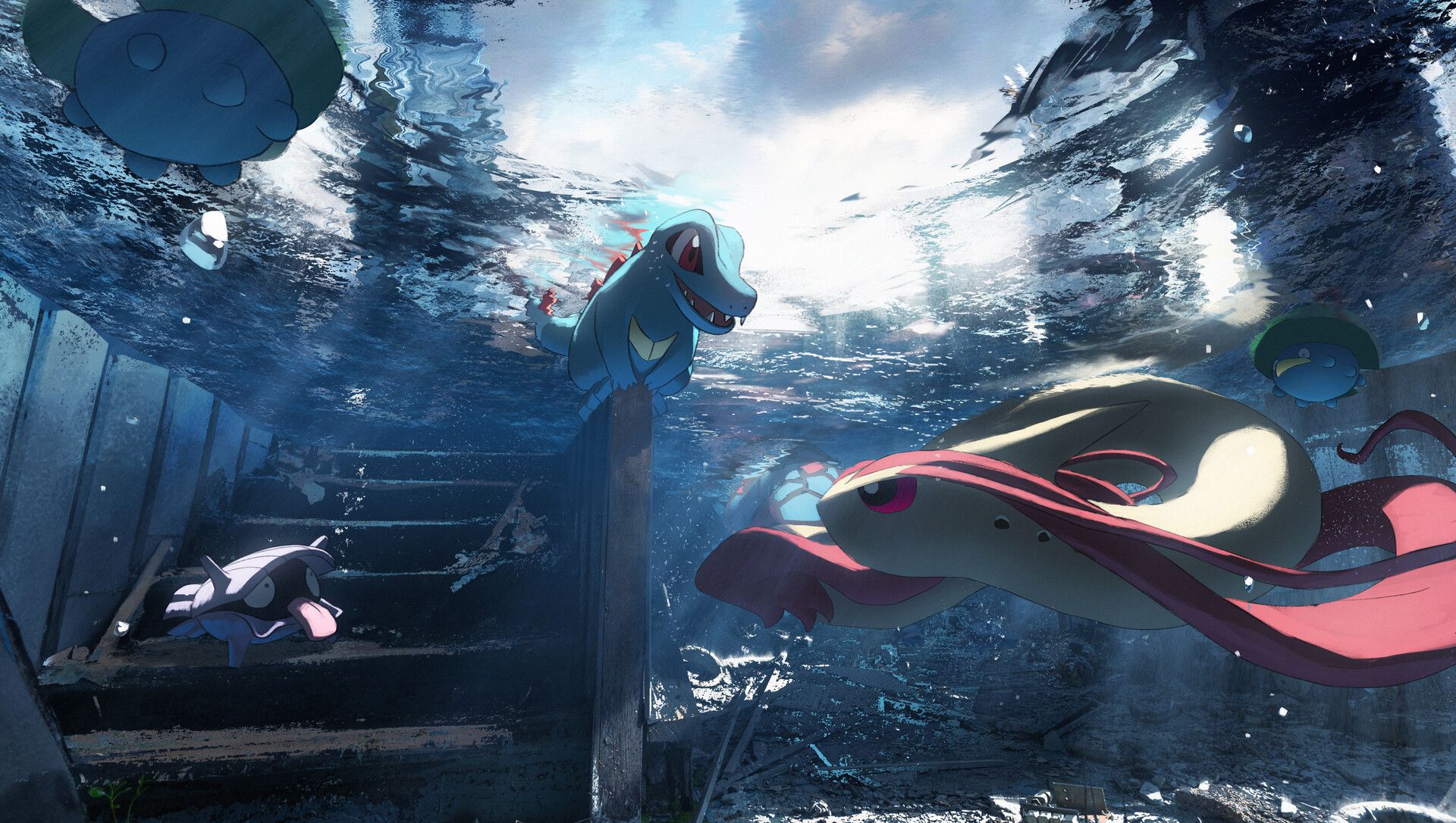 Water Type Pokémon Wallpapers - Top Free Water Type Pokémon Backgrounds ...