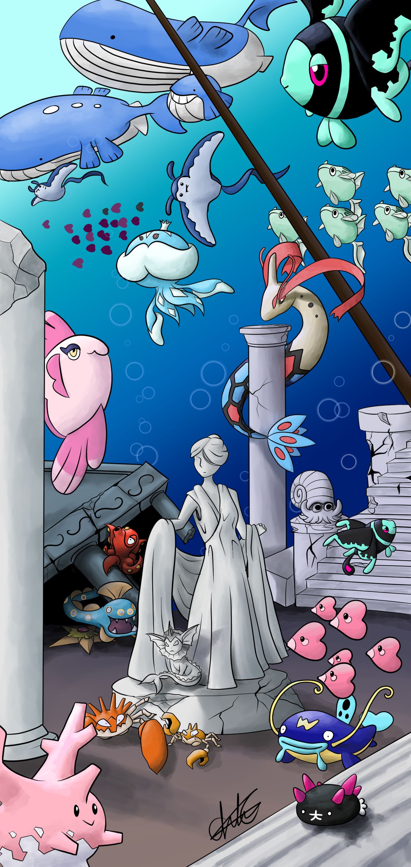 Water Type Pokémon Wallpapers - Top Free Water Type Pokémon Backgrounds ...