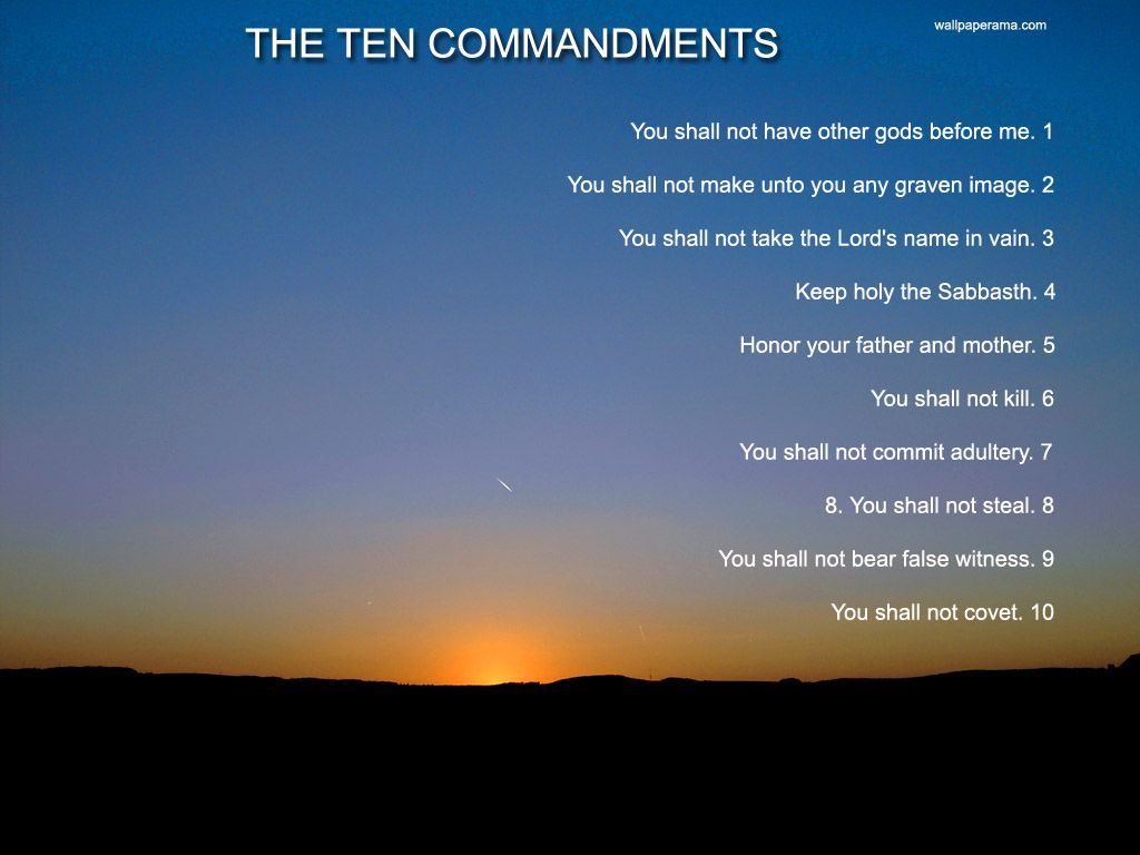 10 Commandments Wallpapers - Top Free 10 Commandments Backgrounds ...