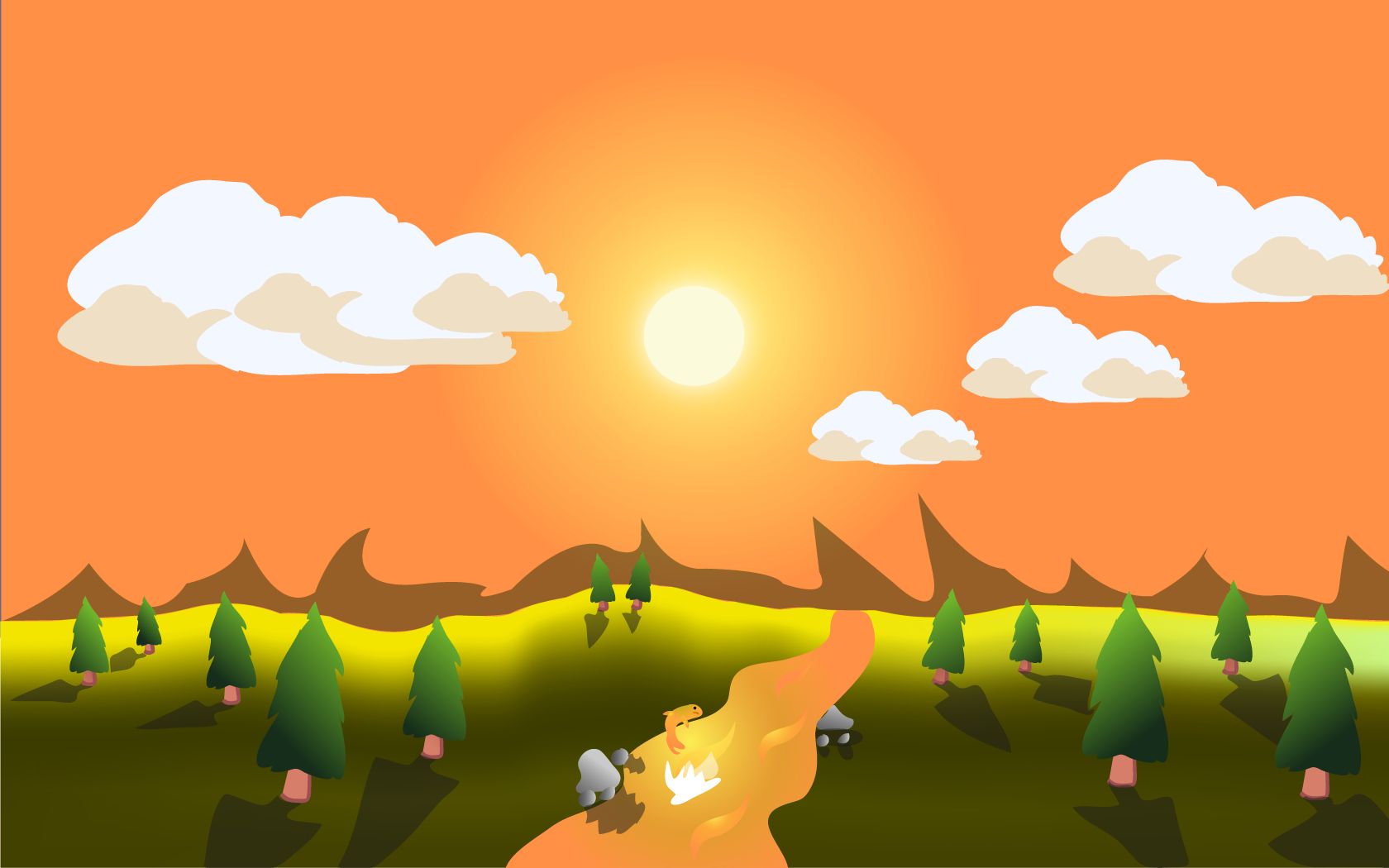 2D Cartoon Wallpapers - Top Free 2D Cartoon Backgrounds - WallpaperAccess