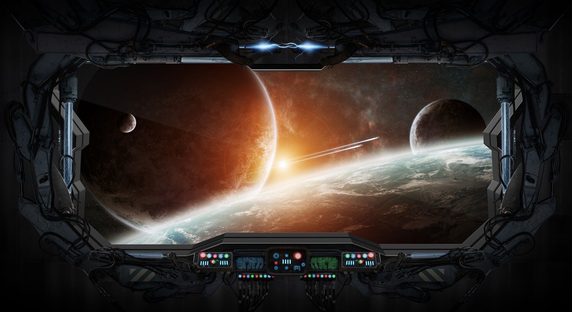 Spaceship Window Wallpapers - Top Free Spaceship Window Backgrounds ...