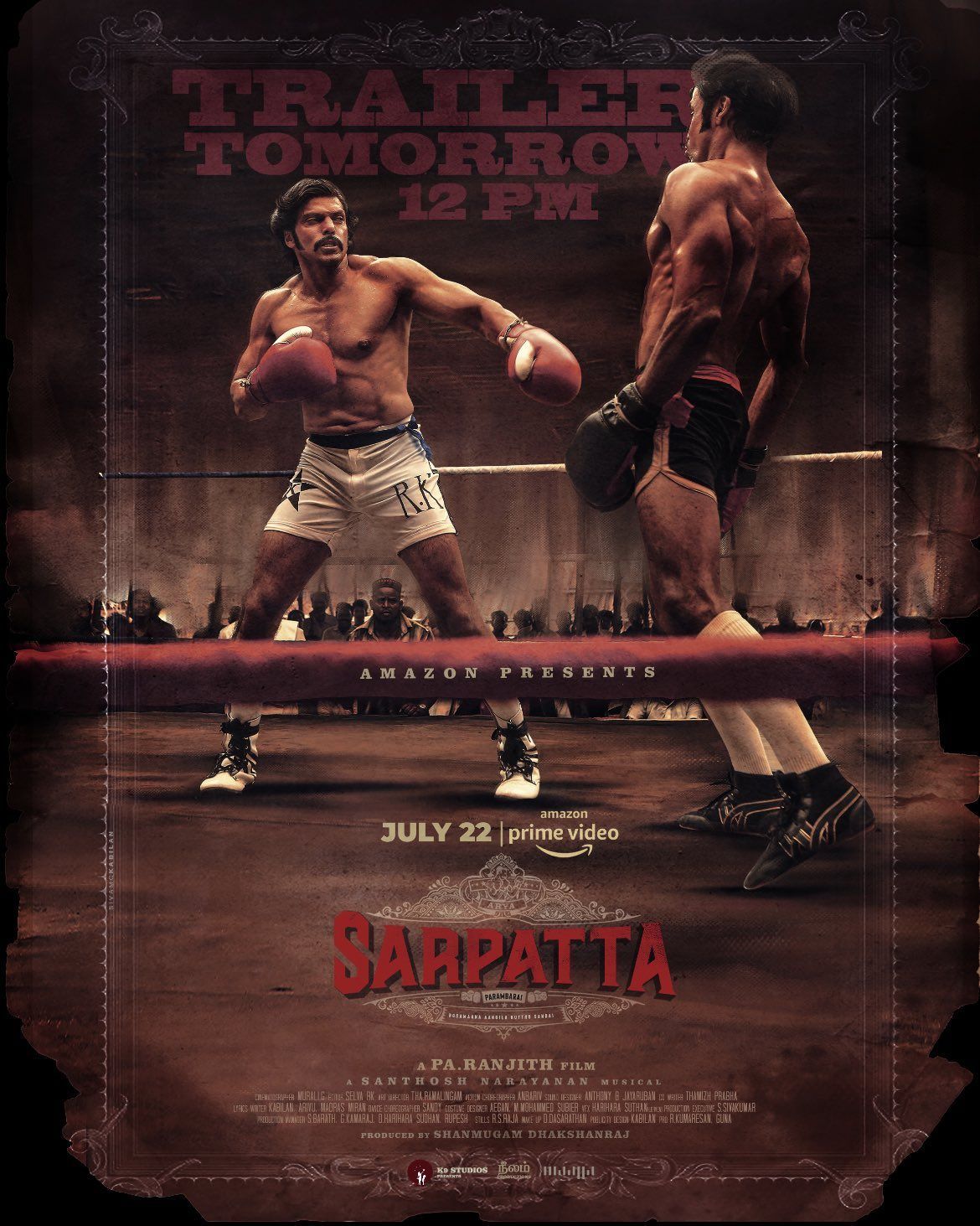 Sarpatta Parambarai Wallpapers - Top Free Sarpatta Parambarai ...