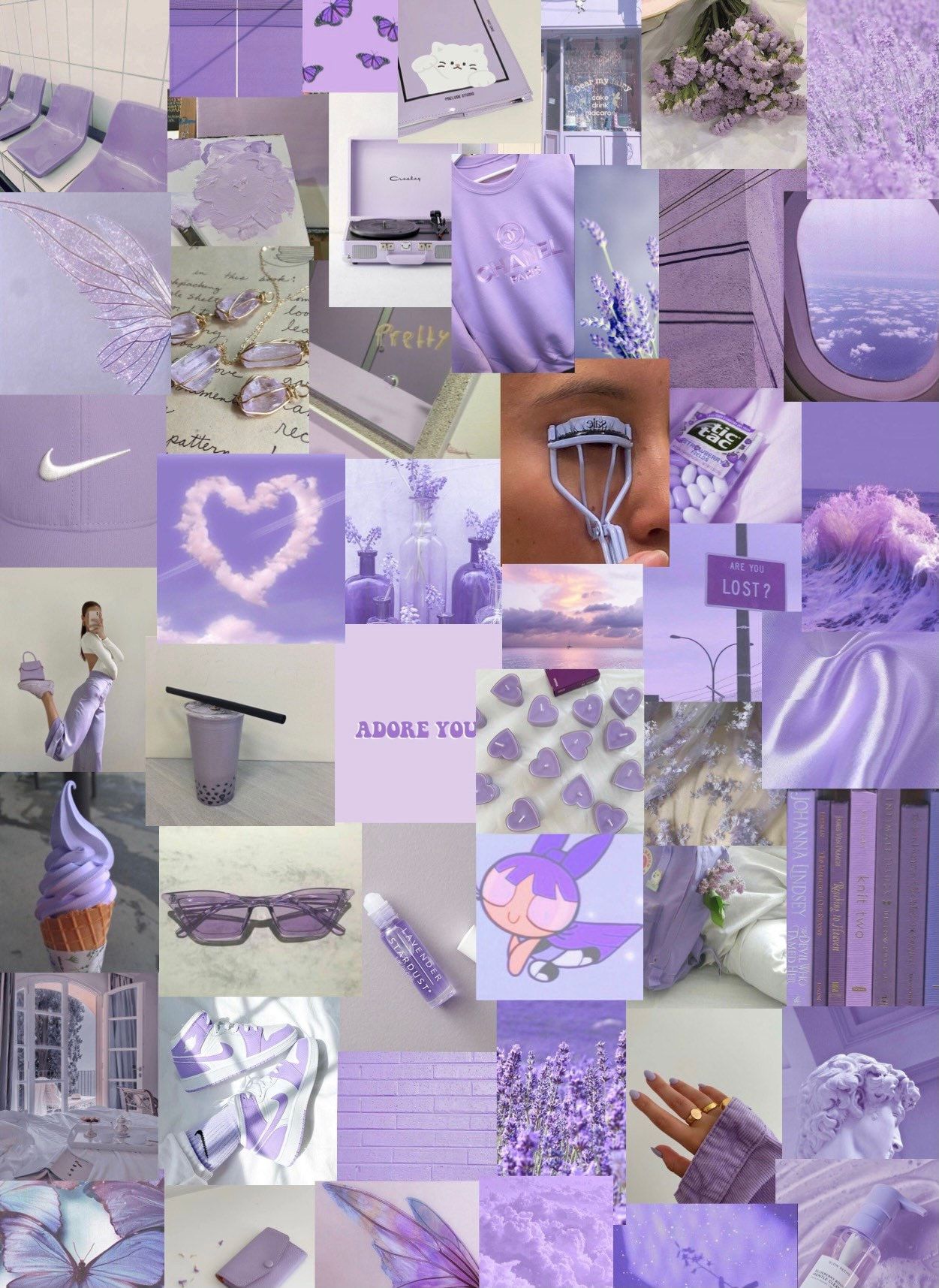 Lavender Collage Wallpapers - Top Free Lavender Collage Backgrounds ...