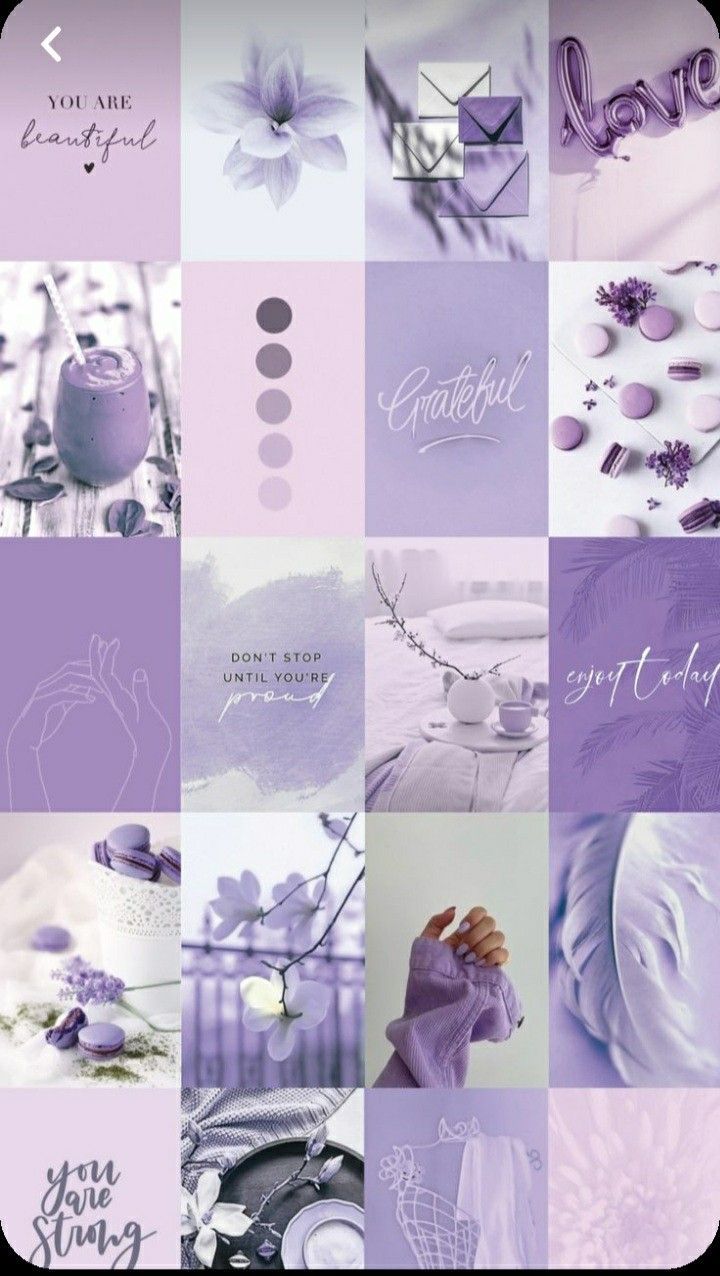 Lavender Collage Wallpapers - Top Free Lavender Collage Backgrounds ...