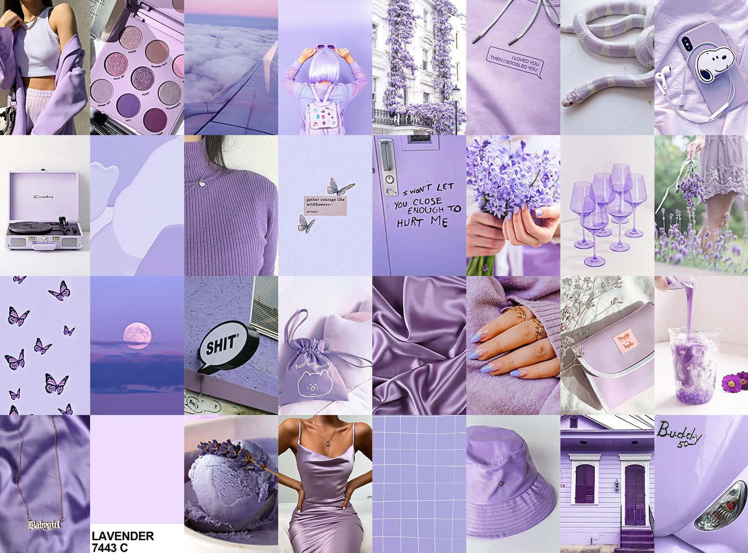 Lavender Collage Wallpapers - Top Free Lavender Collage Backgrounds ...