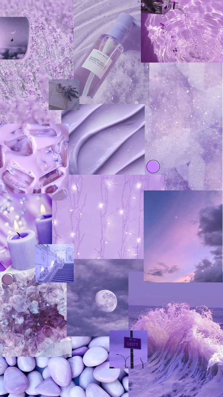 Lavender Collage Wallpapers - Top Free Lavender Collage Backgrounds ...