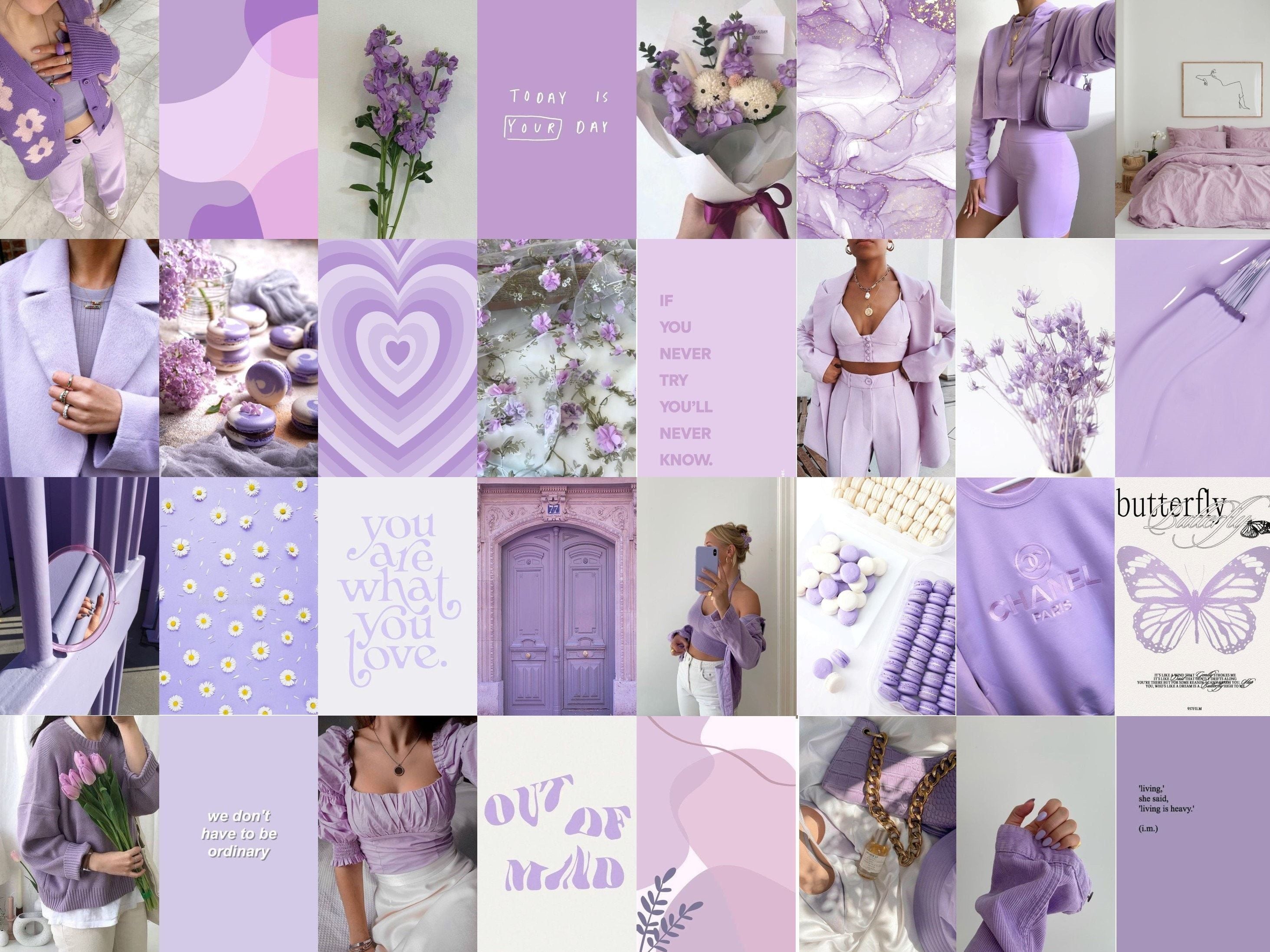 Lavender Collage Wallpapers - Top Free Lavender Collage Backgrounds ...