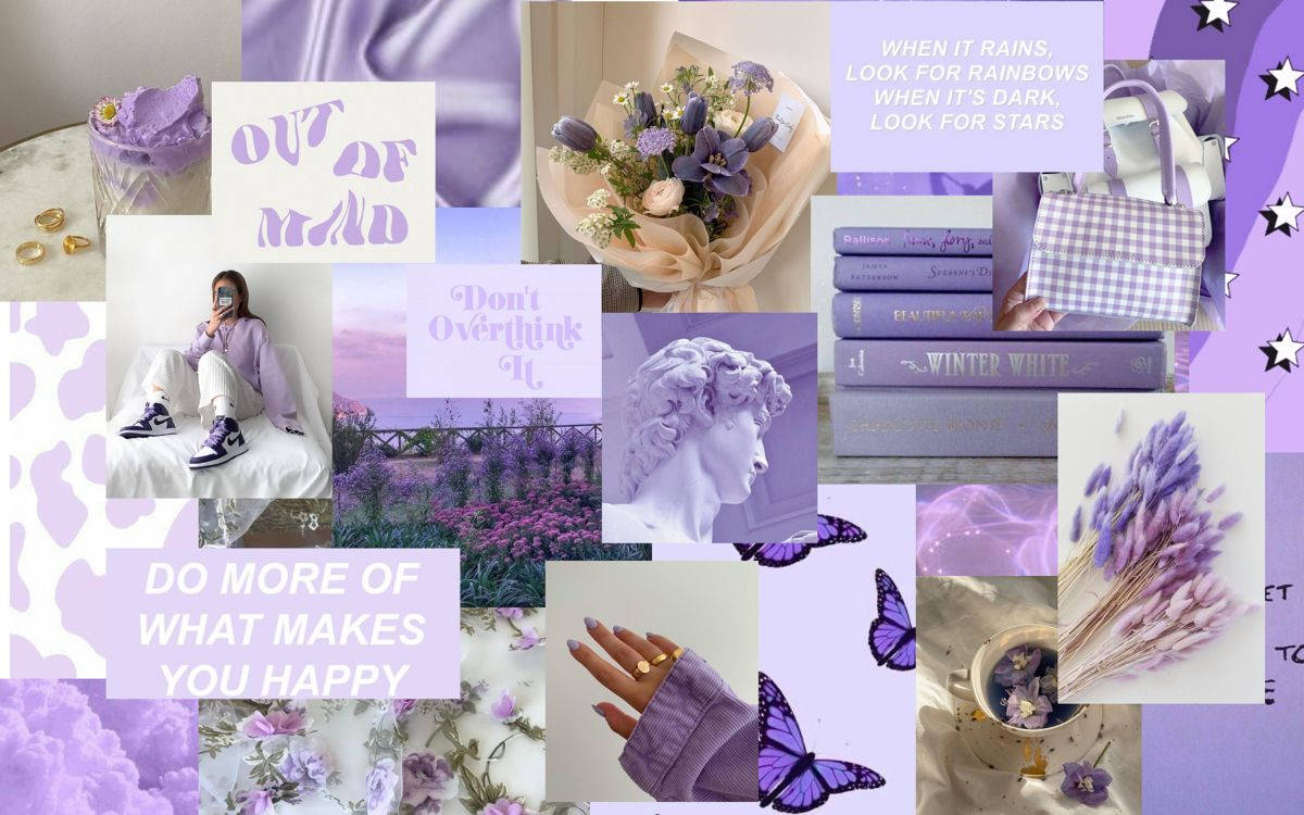 Lavender Collage Wallpapers - Top Free Lavender Collage Backgrounds ...