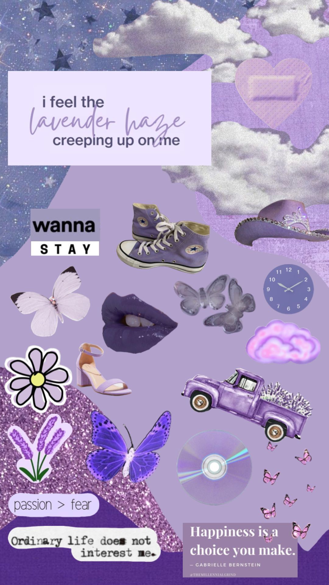 Lavender Collage Wallpapers - Top Free Lavender Collage Backgrounds ...