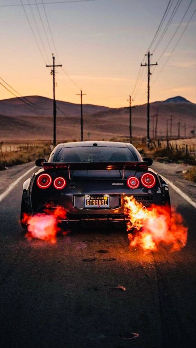 GTR Flames Wallpapers - Top Free GTR Flames Backgrounds - WallpaperAccess