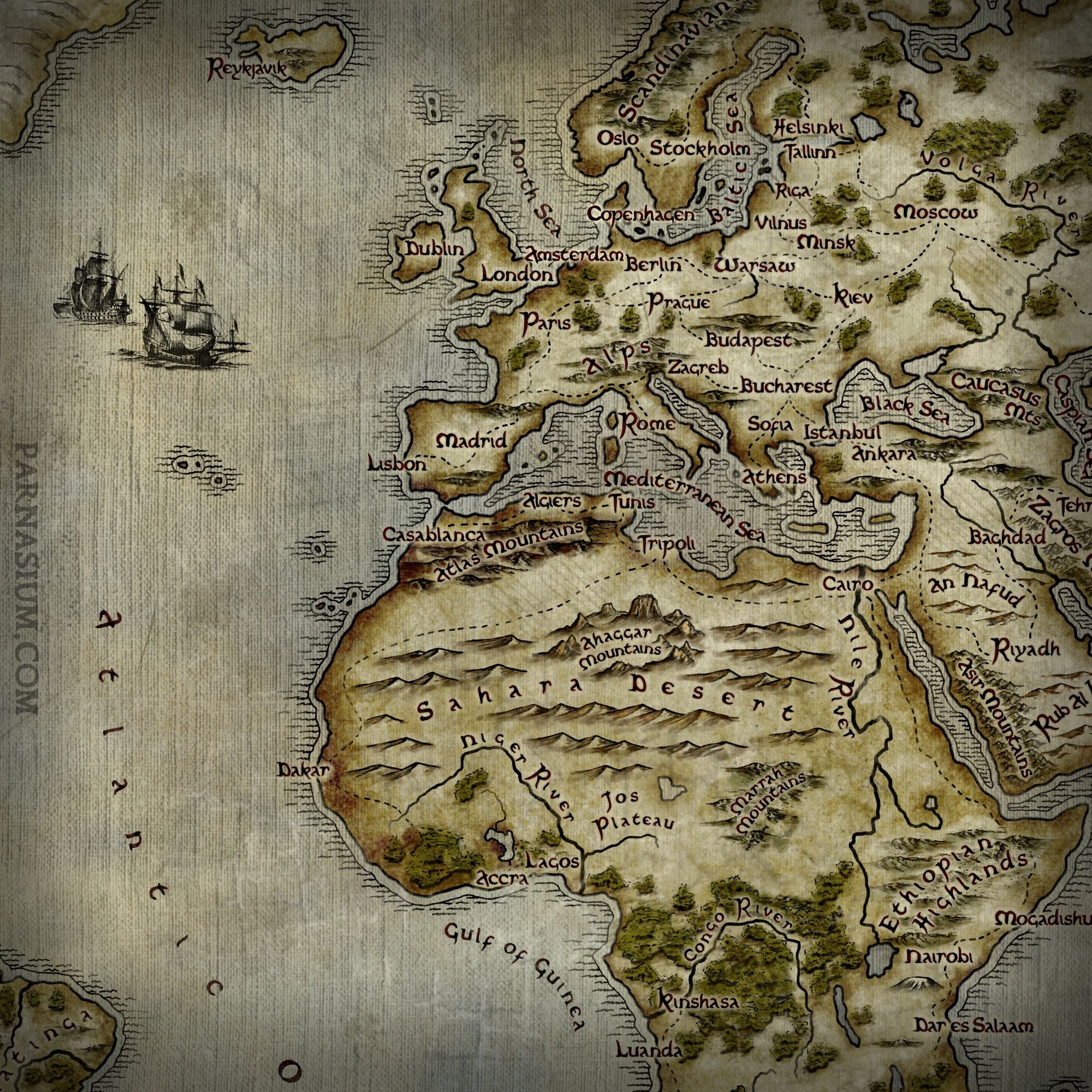 Fantasy Map Wallpapers - Top Free Fantasy Map Backgrounds - WallpaperAccess
