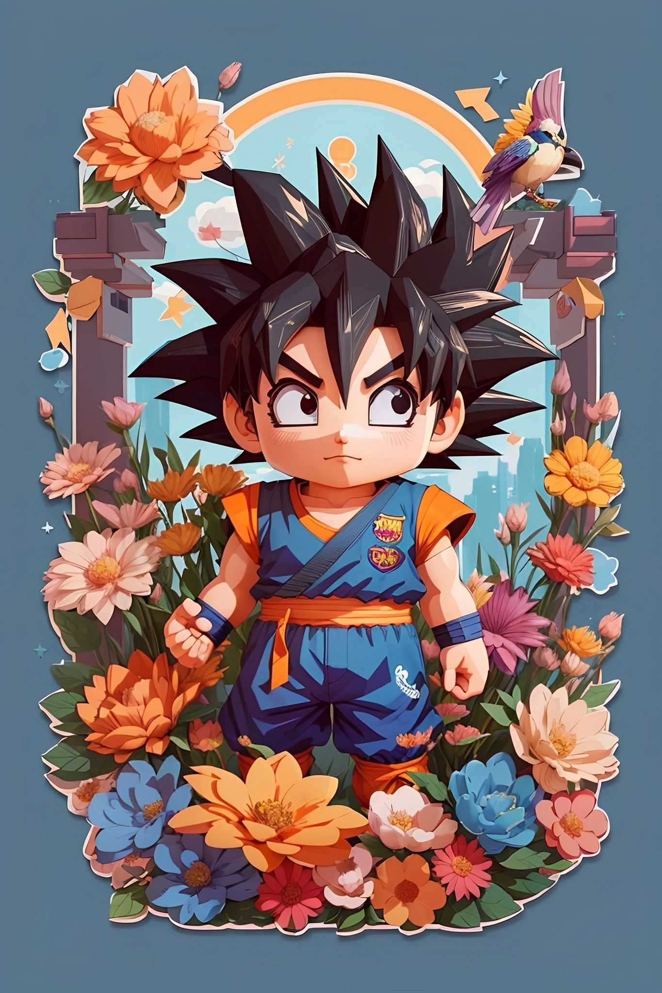 Goku Chibi Wallpapers - Top Free Goku Chibi Backgrounds - WallpaperAccess