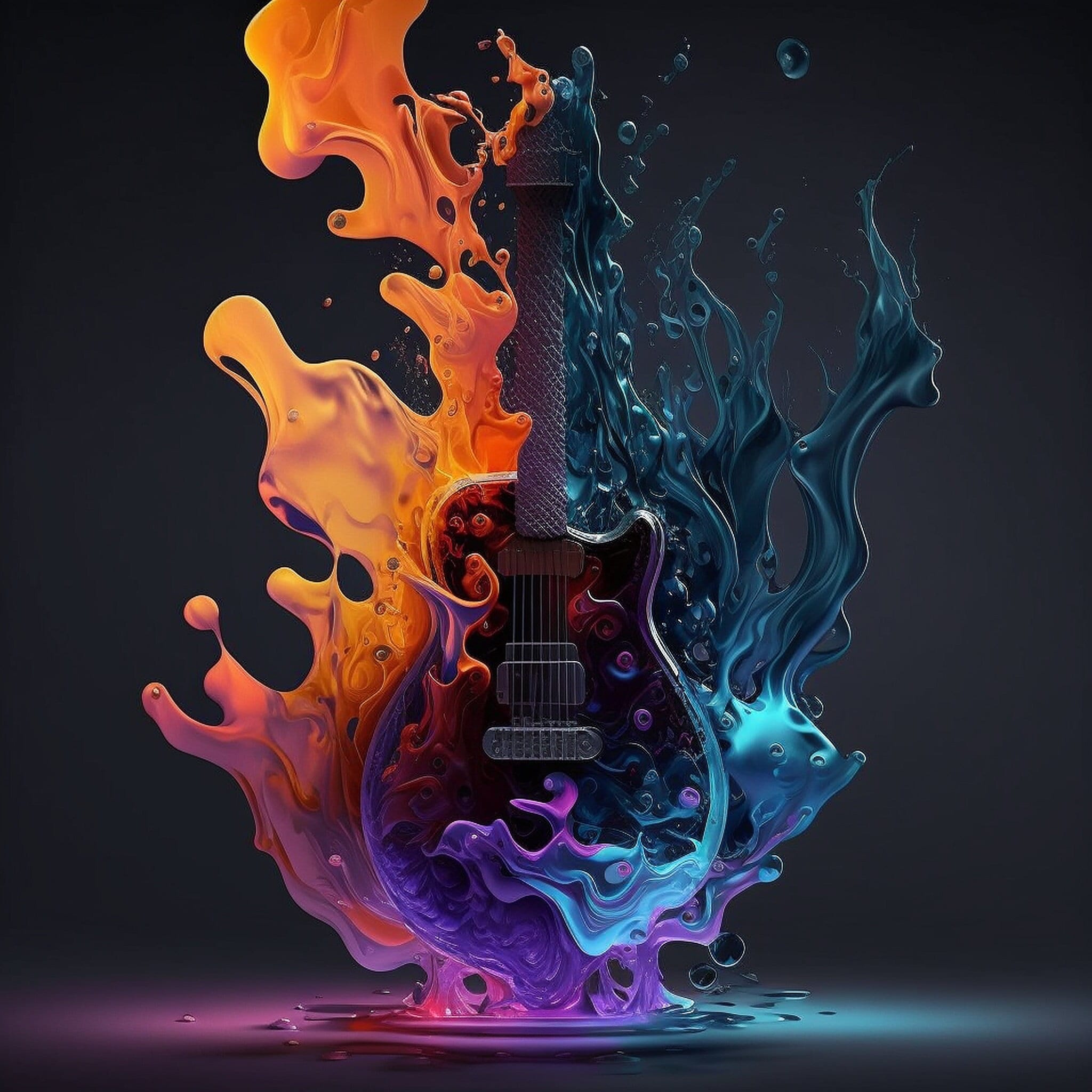 Fire Guitar Wallpapers - Top Free Fire Guitar Backgrounds - WallpaperAccess