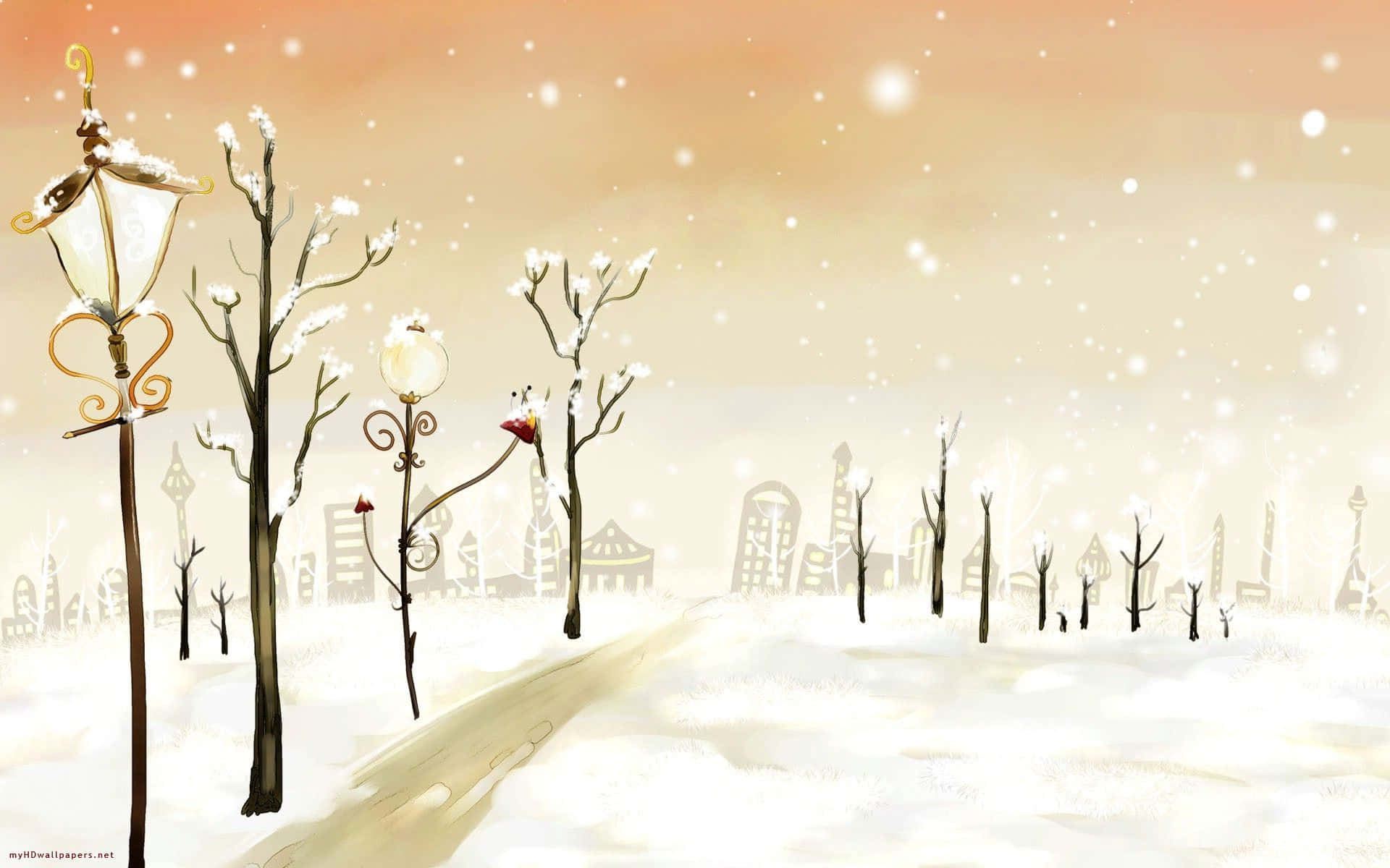 Winter Drawing Wallpapers - Top Free Winter Drawing Backgrounds ...