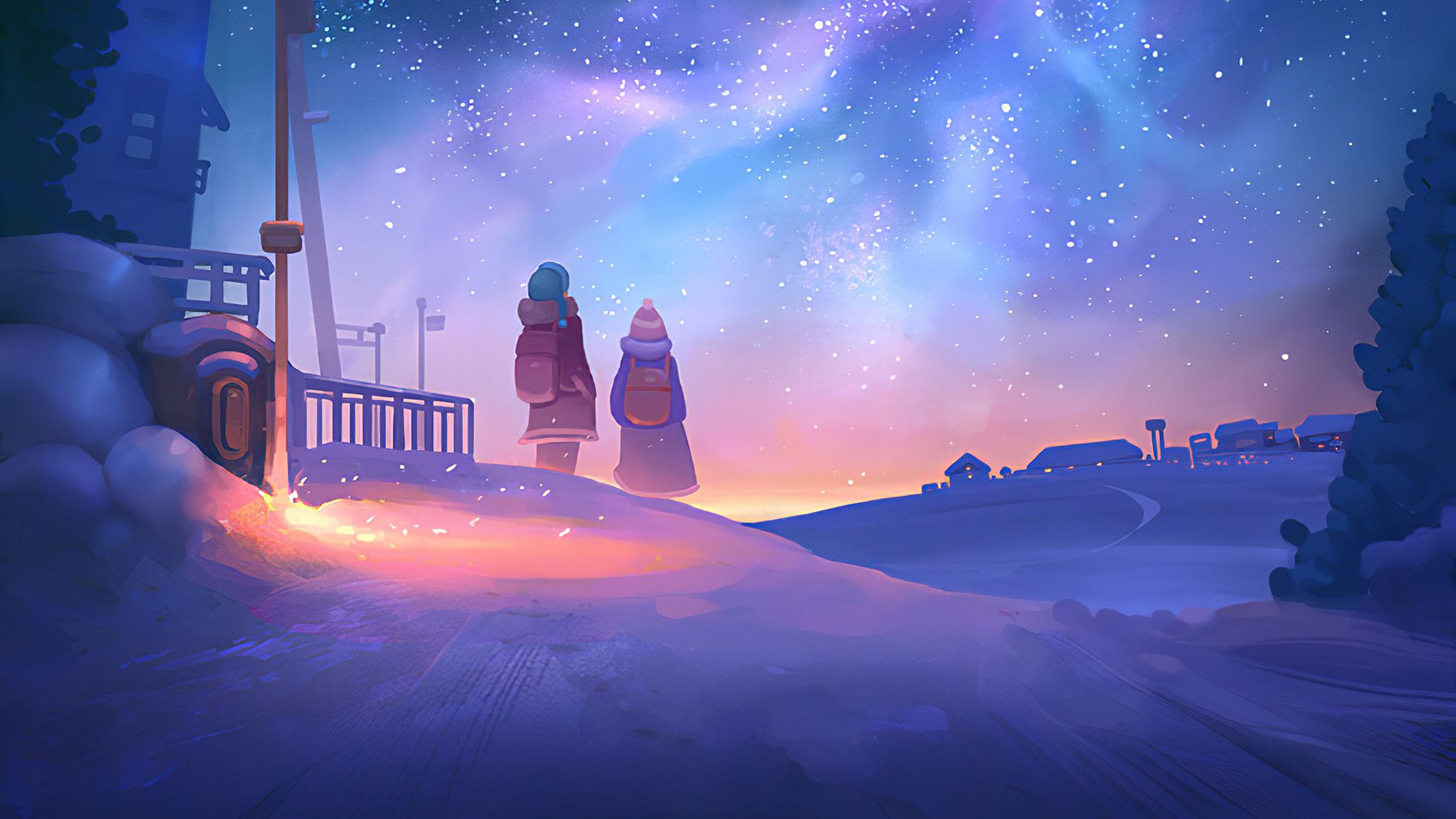 Winter Drawing Wallpapers - Top Free Winter Drawing Backgrounds ...