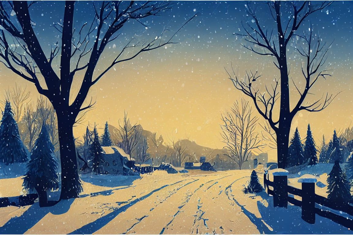 Winter Drawing Wallpapers - Top Free Winter Drawing Backgrounds ...