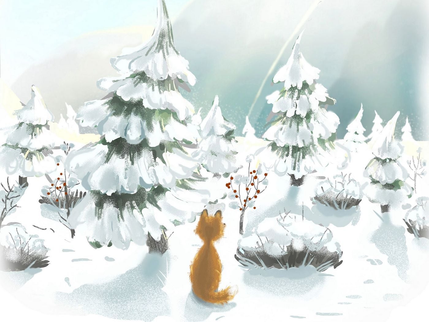 Winter Drawing Wallpapers - Top Free Winter Drawing Backgrounds ...