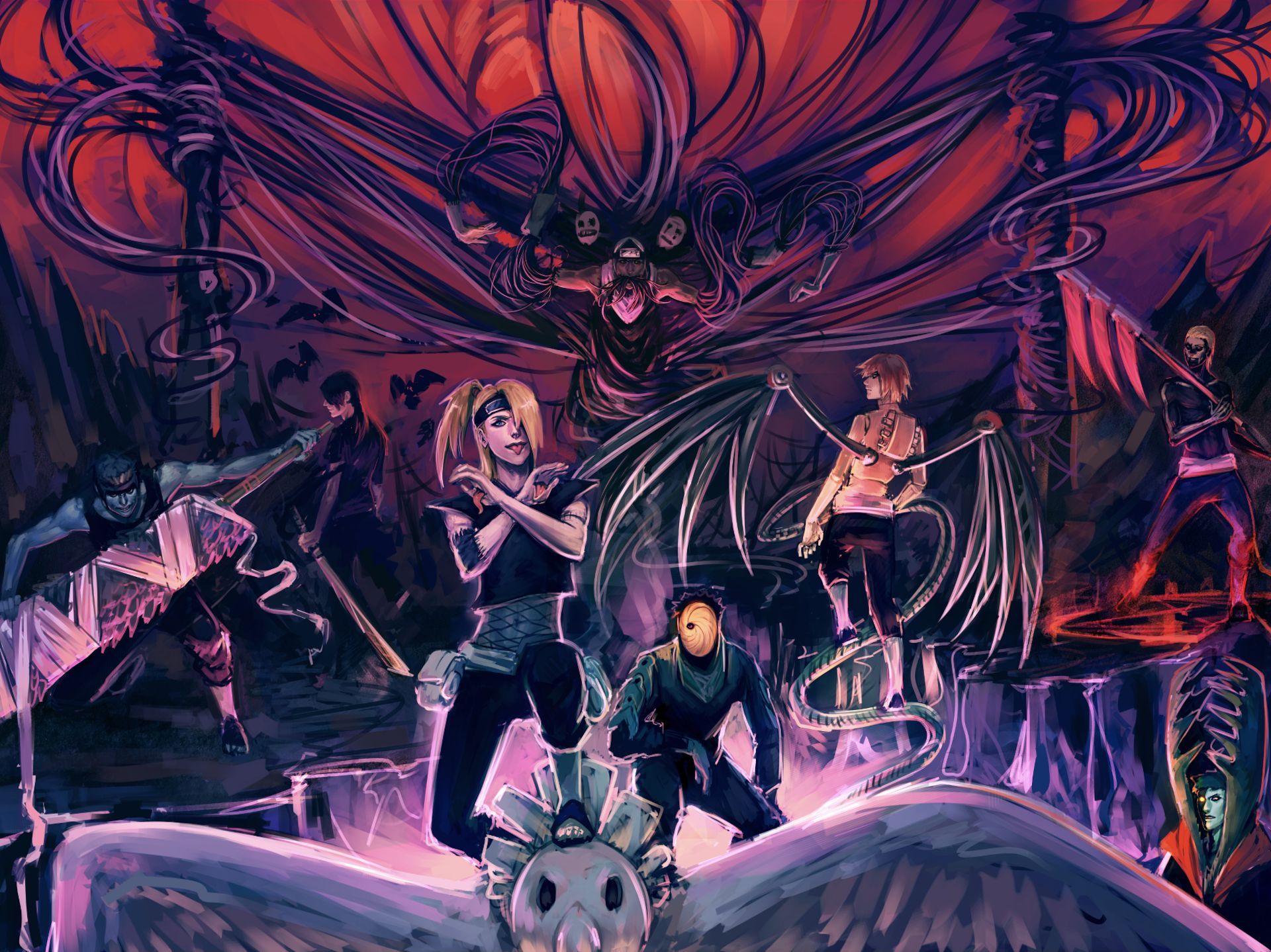 Obito Alone Wallpapers - Top Free Obito Alone Backgrounds - WallpaperAccess