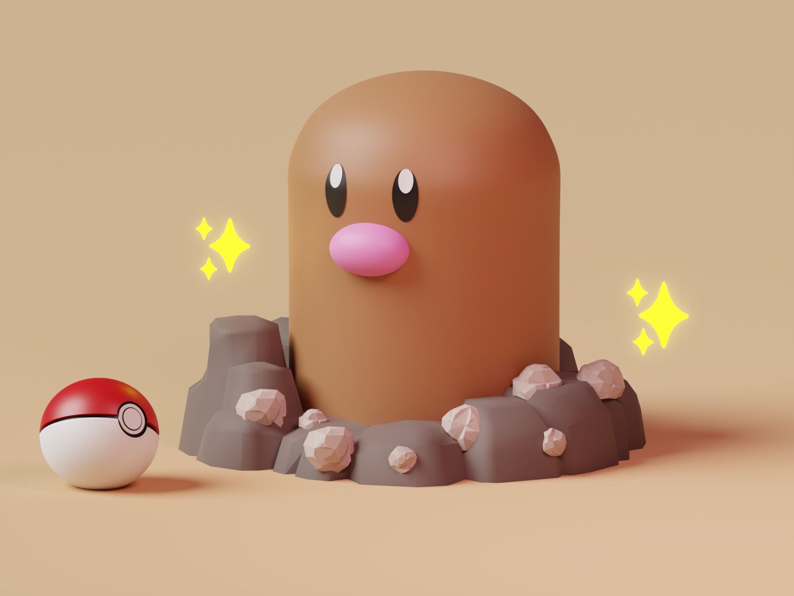 Diglett Wallpapers - Top Free Diglett Backgrounds - WallpaperAccess