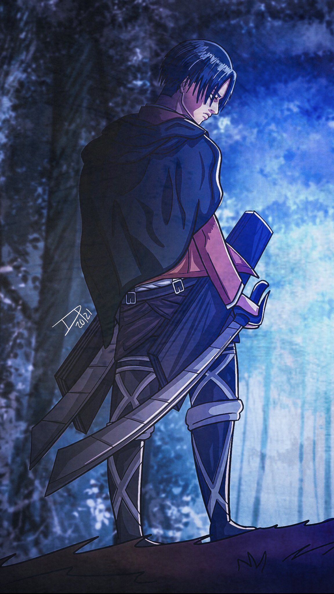 Levi Ackerman Mobile Wallpapers Top Free Levi Ackerman Mobile Backgrounds Wallpaperaccess