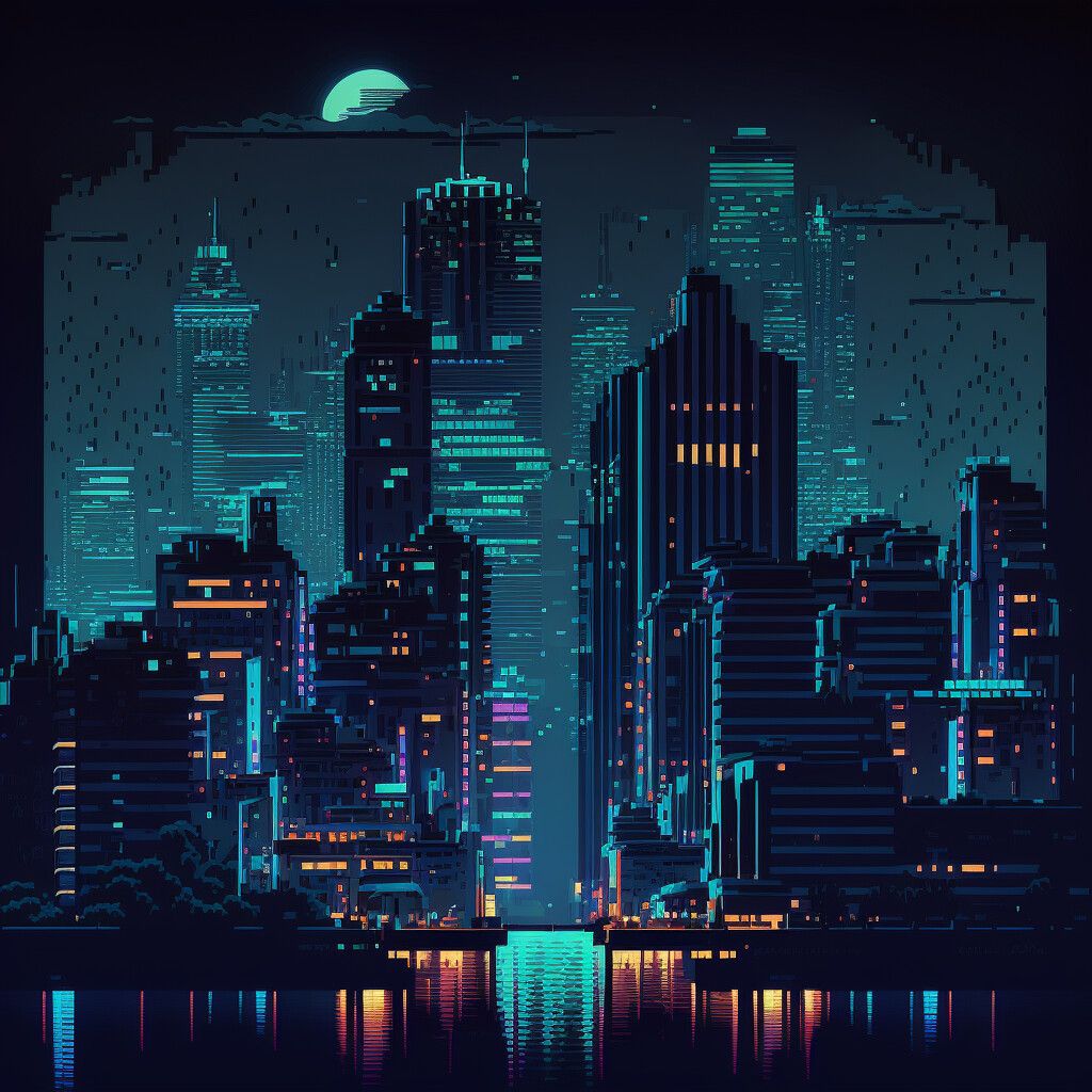 Pixel Art Night Wallpapers - Top Free Pixel Art Night Backgrounds ...