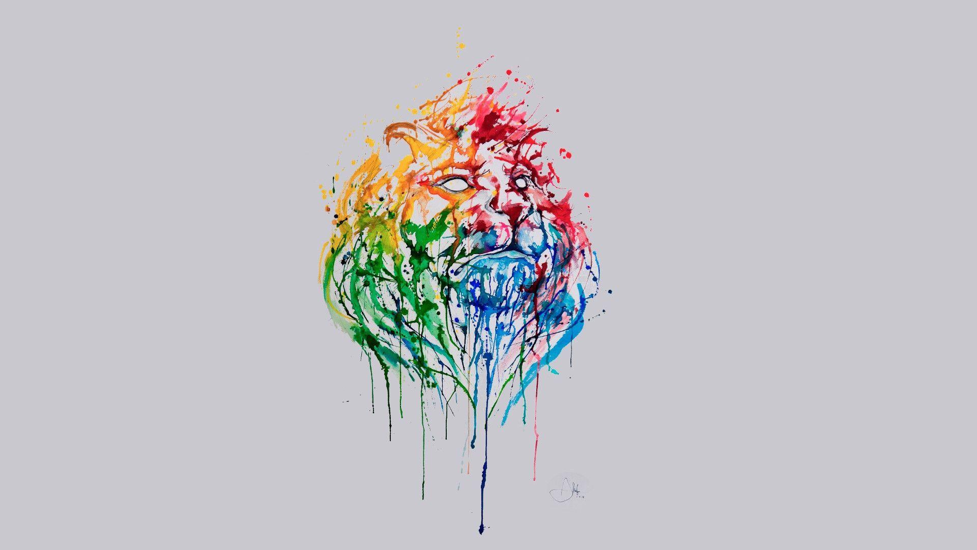 Abstract Lion Wallpapers - Top Free Abstract Lion Backgrounds ...