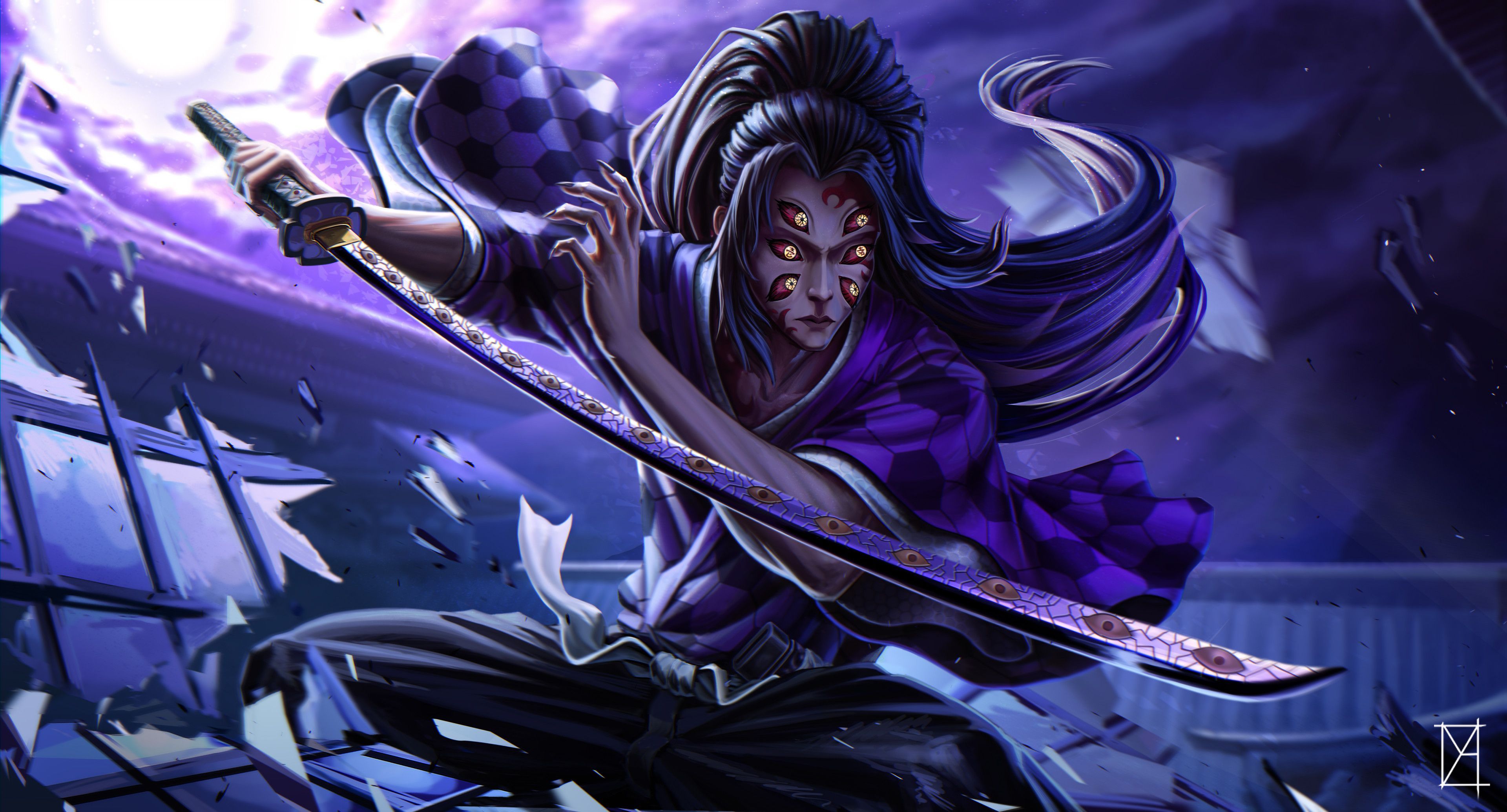 Kokoushibo Wallpapers - Top Free Kokoushibo Backgrounds - WallpaperAccess