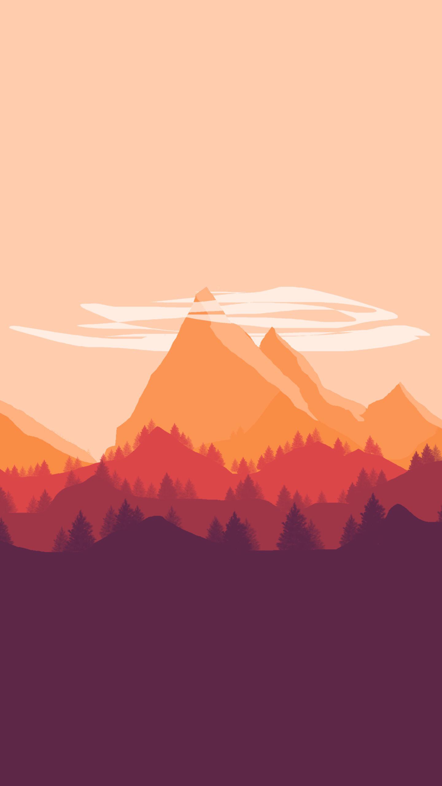 Orange Mountain Wallpapers - Top Free Orange Mountain Backgrounds ...