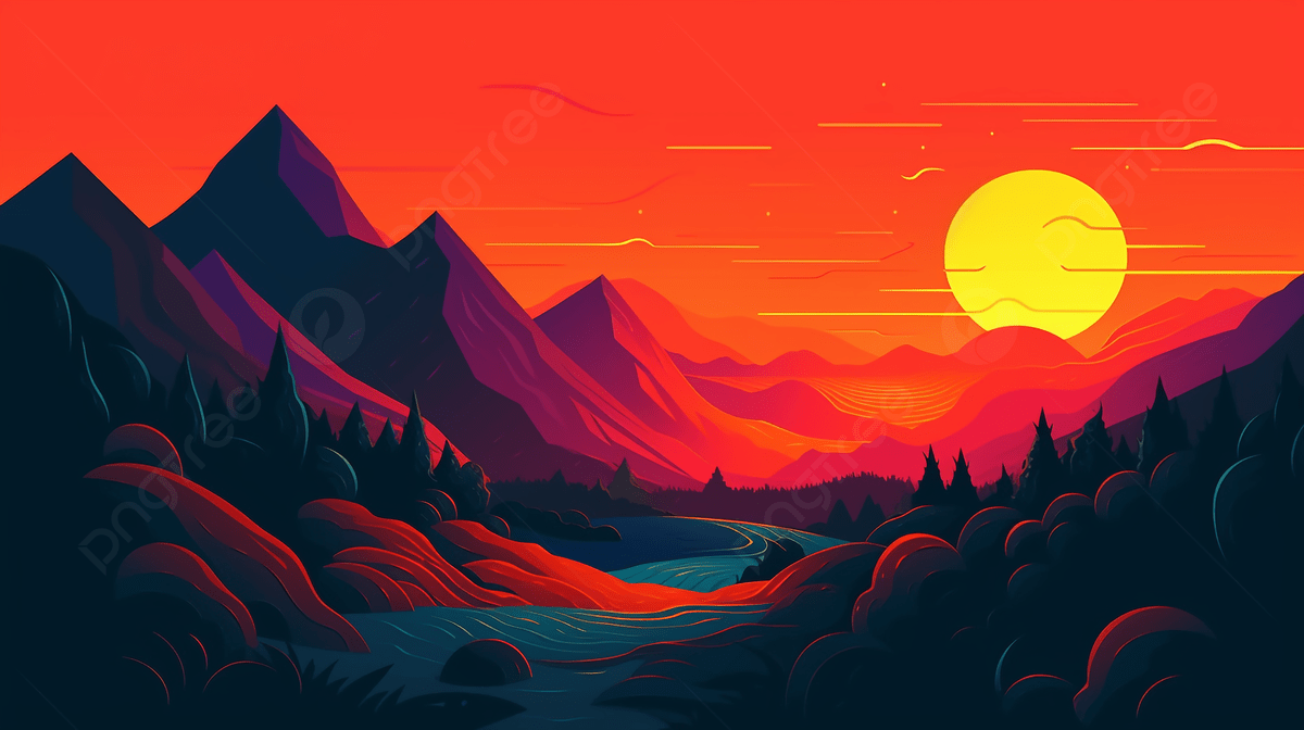 Orange Mountain Wallpapers - Top Free Orange Mountain Backgrounds - WallpaperAccess