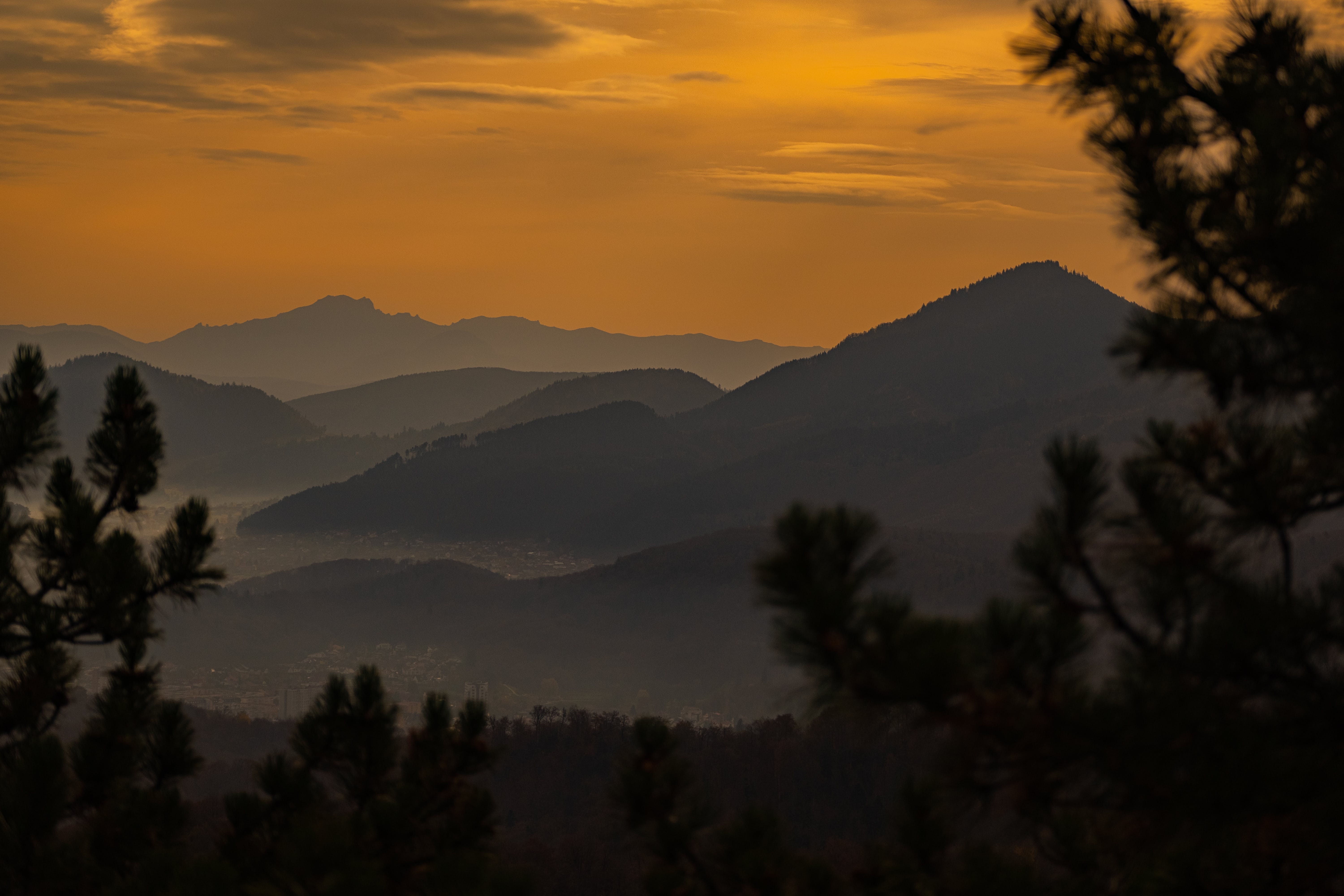 Orange Mountain Wallpapers - Top Free Orange Mountain Backgrounds ...