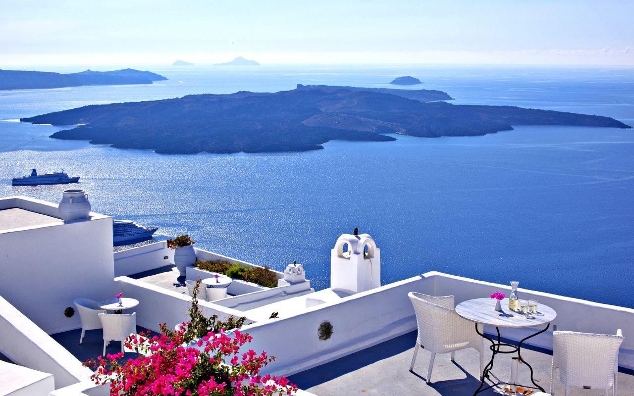Santorini Wallpapers - Top Free Santorini Backgrounds - WallpaperAccess