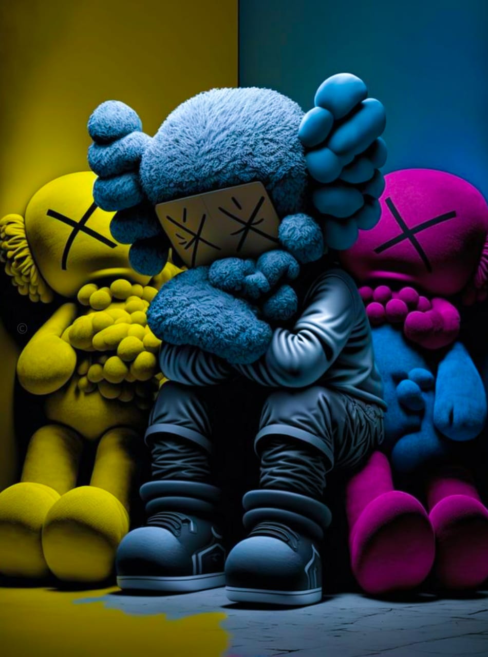 Kaws Blue Wallpapers - Top Free Kaws Blue Backgrounds - WallpaperAccess