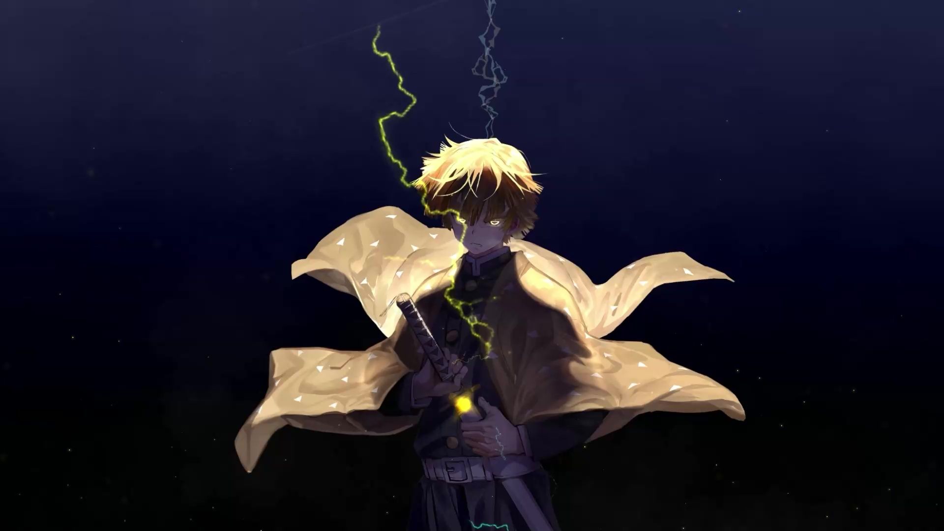 Zenitsu dark Wallpapers - Top Free Zenitsu dark Backgrounds ...