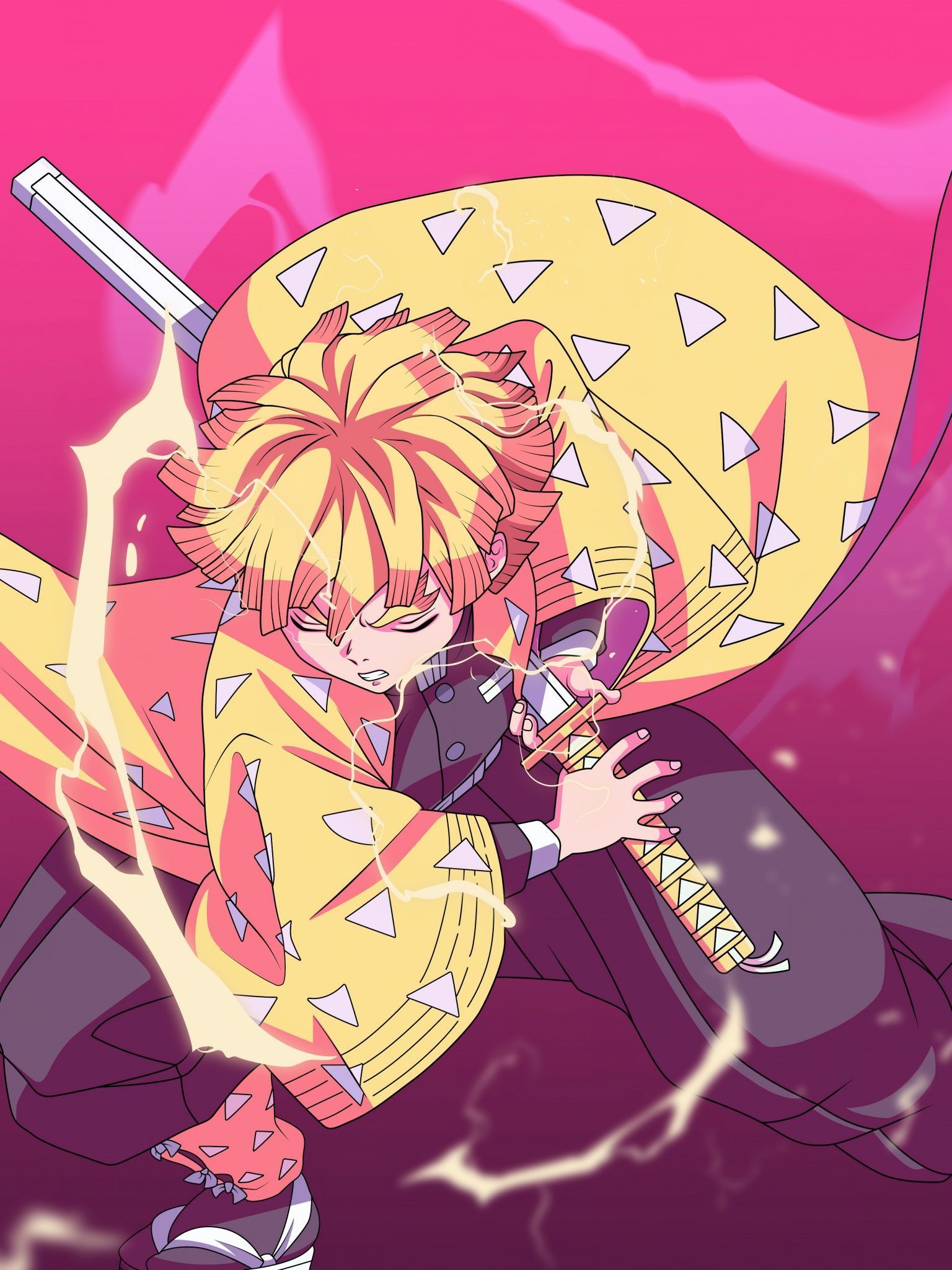 Zenitsu dark Wallpapers - Top Free Zenitsu dark Backgrounds ...