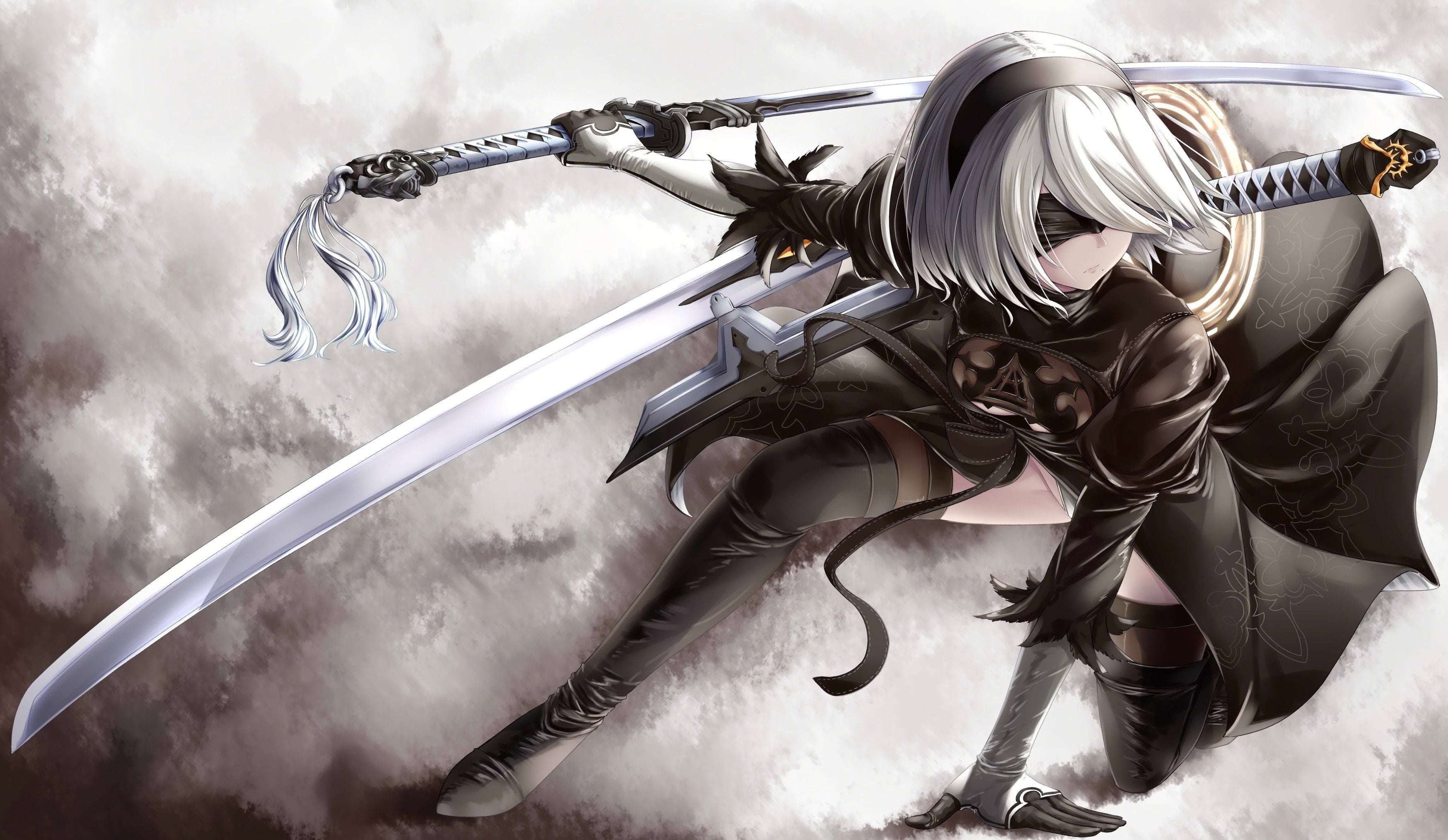 Nier 2B Wallpapers - Top Free Nier 2B Backgrounds - WallpaperAccess