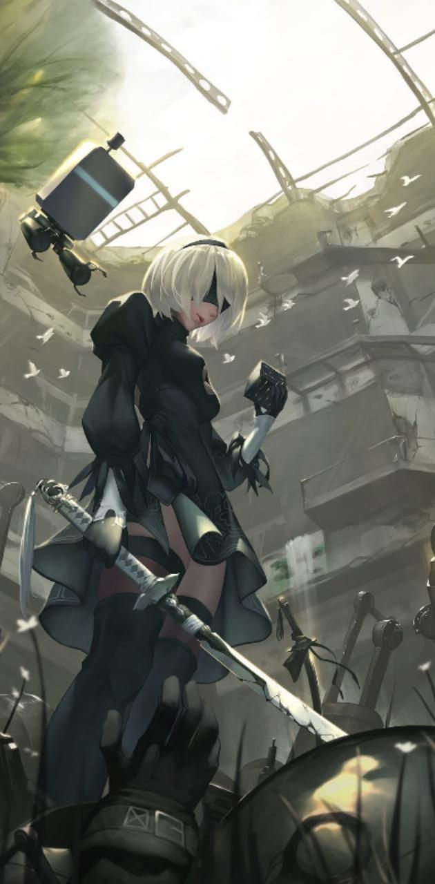 Nier 2B Wallpapers - Top Free Nier 2B Backgrounds - WallpaperAccess