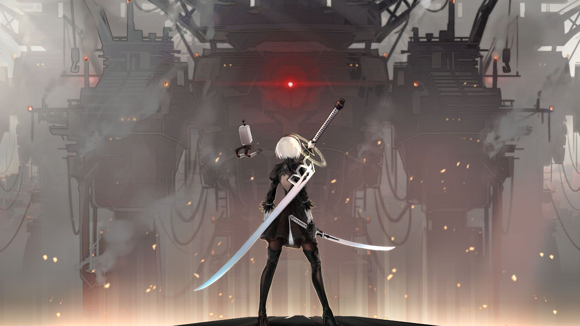 Nier 2B Wallpapers - Top Free Nier 2B Backgrounds - WallpaperAccess