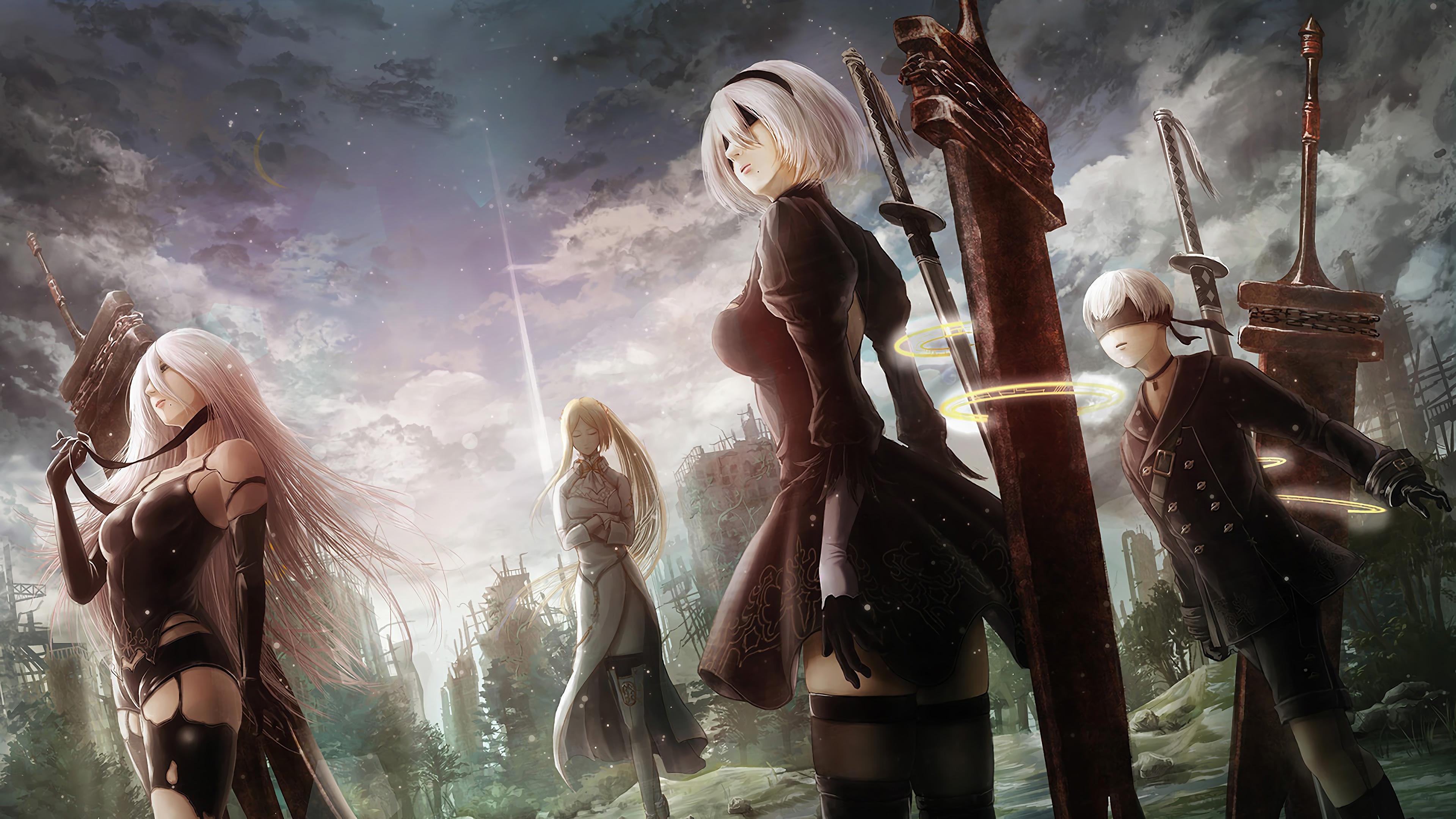 Nier 2B Wallpapers - Top Free Nier 2B Backgrounds - WallpaperAccess
