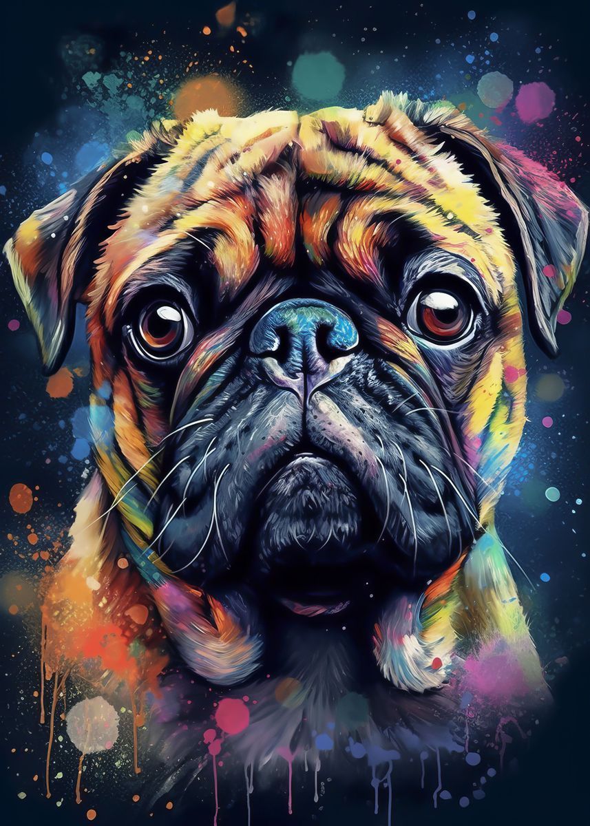 Dog Painting Wallpapers - Top Free Dog Painting Backgrounds ...