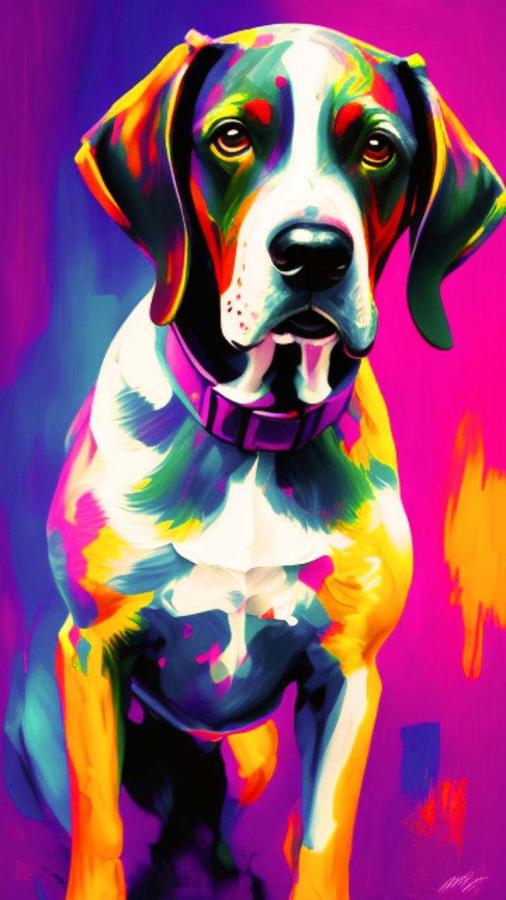 Dog Painting Wallpapers - Top Free Dog Painting Backgrounds ...