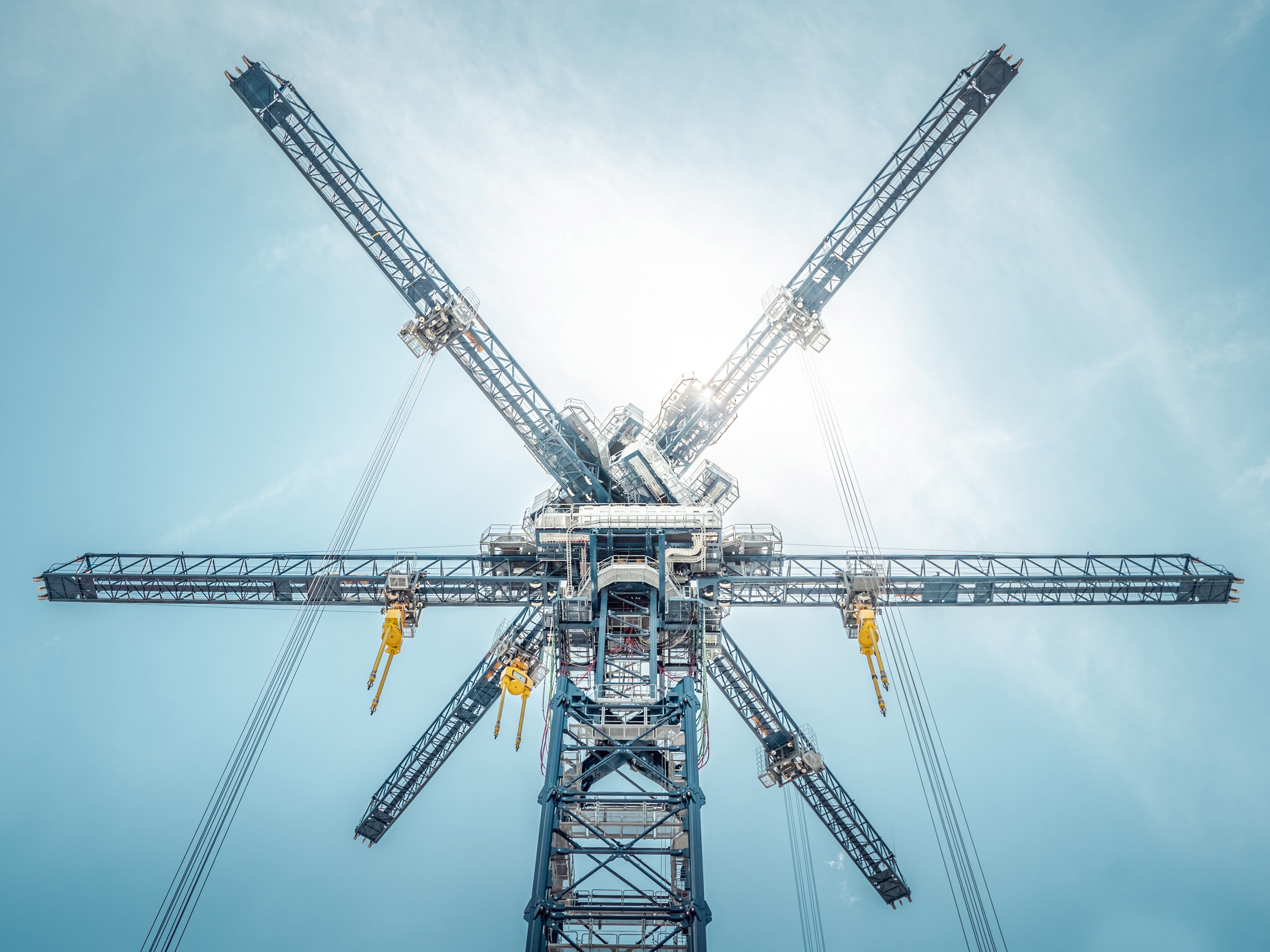 Tower Crane Wallpapers - Top Free Tower Crane Backgrounds - WallpaperAccess