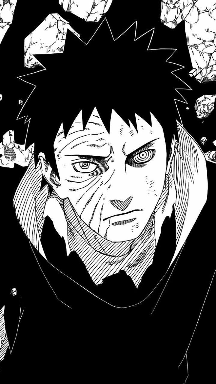 Obito Black and White Wallpapers - Top Free Obito Black and White ...