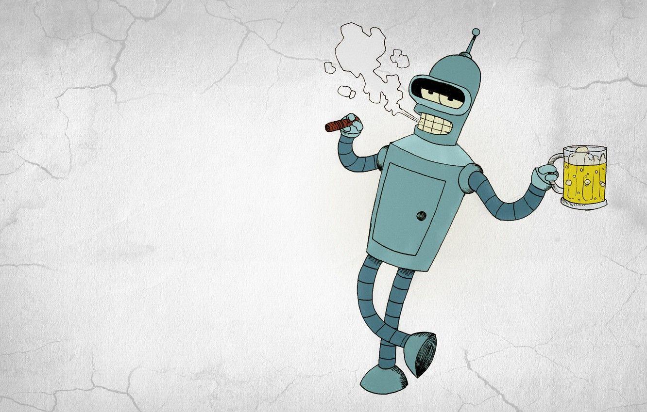 Bender Face Wallpaper