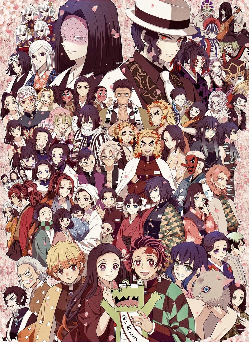 Demon Slayer Collage Wallpapers - Top Free Demon Slayer Collage ...