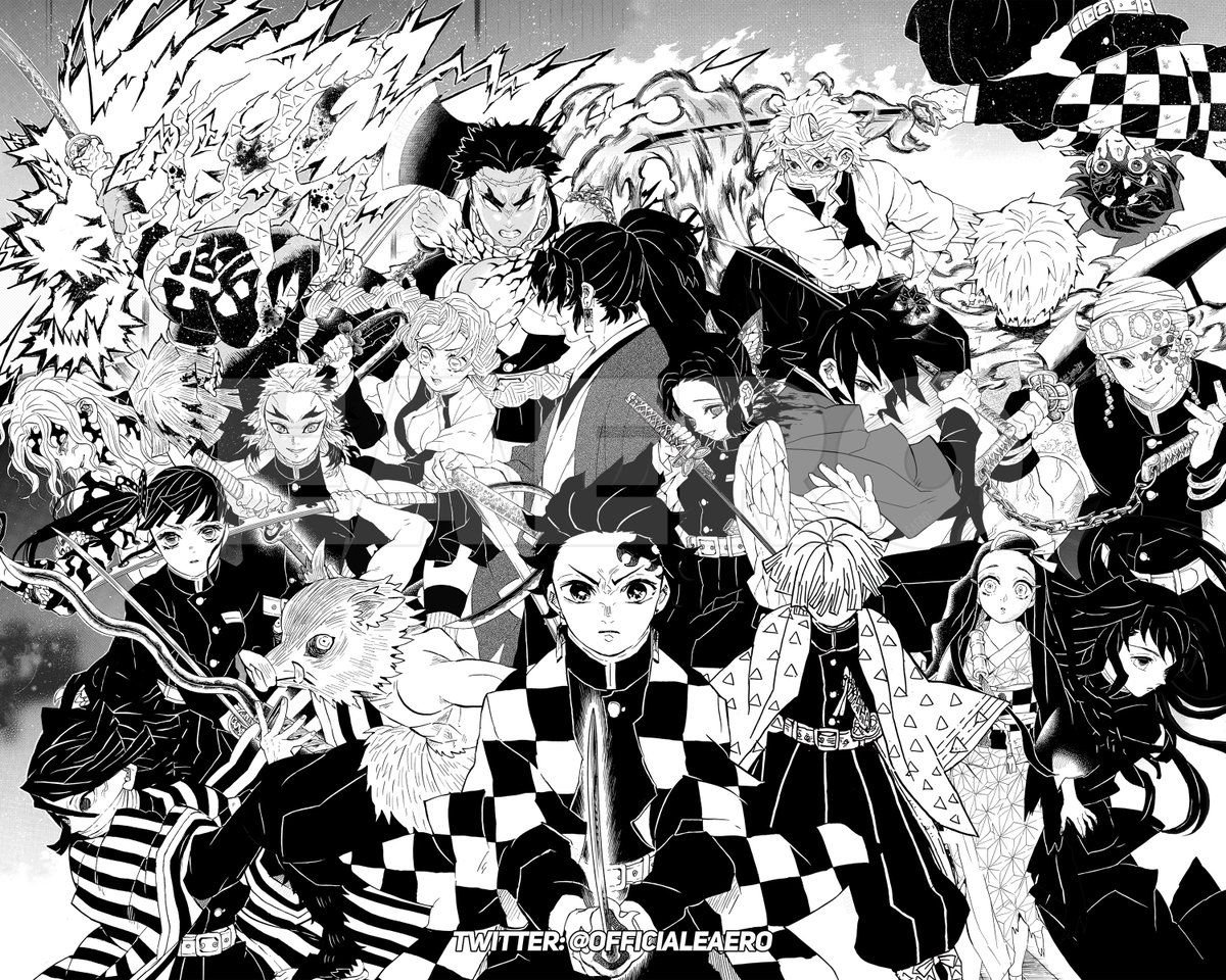 Demon Slayer Collage Wallpapers - Top Free Demon Slayer Collage ...