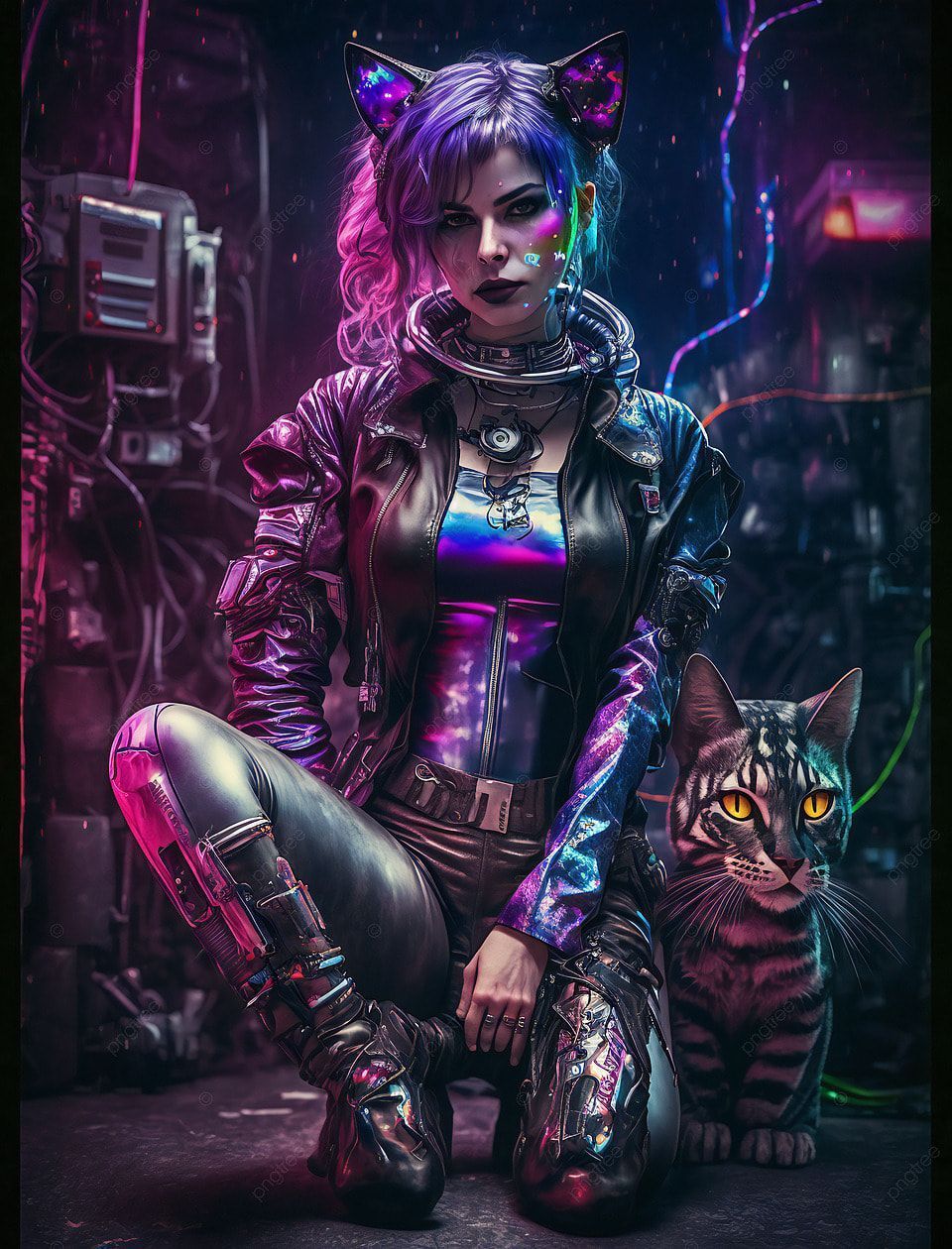 Cyberpunk Portrait Wallpapers - Top Free Cyberpunk Portrait Backgrounds ...