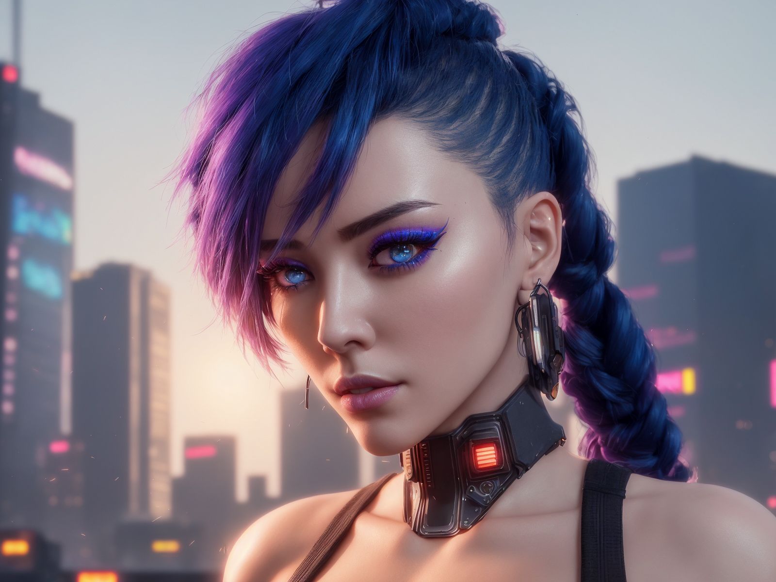 Cyberpunk Portrait Wallpapers - Top Free Cyberpunk Portrait Backgrounds ...