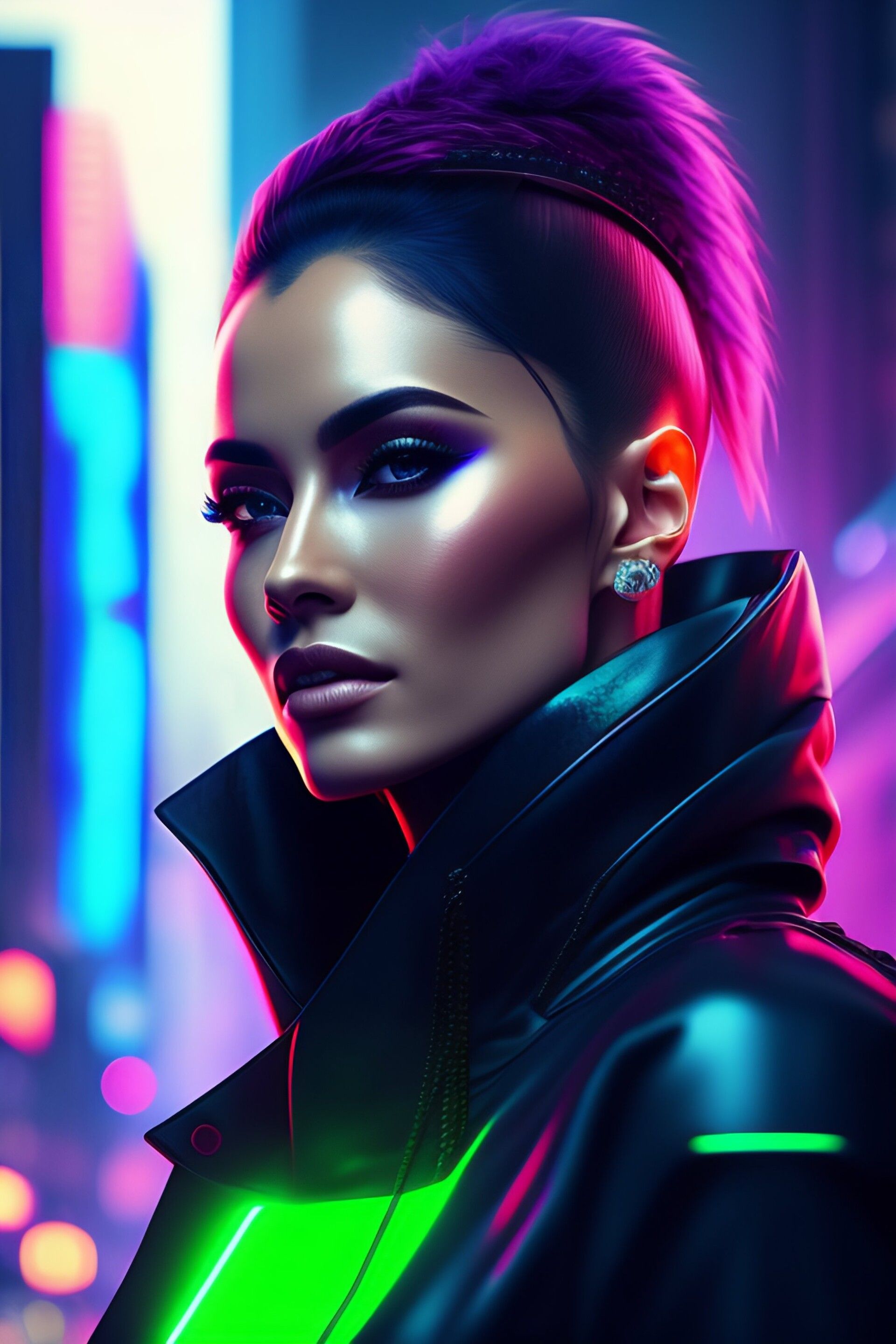 Cyberpunk Portrait Wallpapers - Top Free Cyberpunk Portrait Backgrounds ...